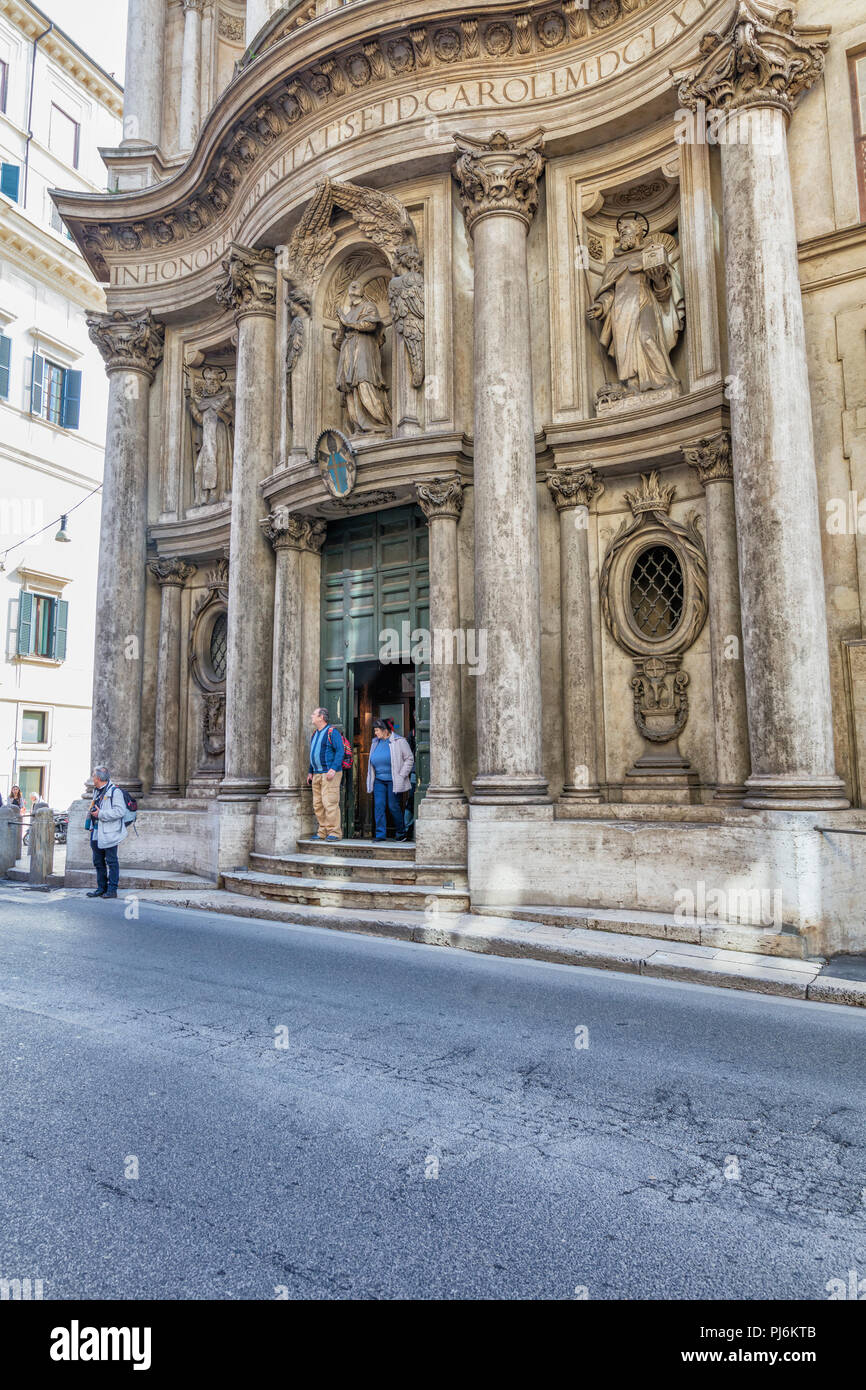 San carlo alle quattro fontane hi-res stock photography and images - Alamy