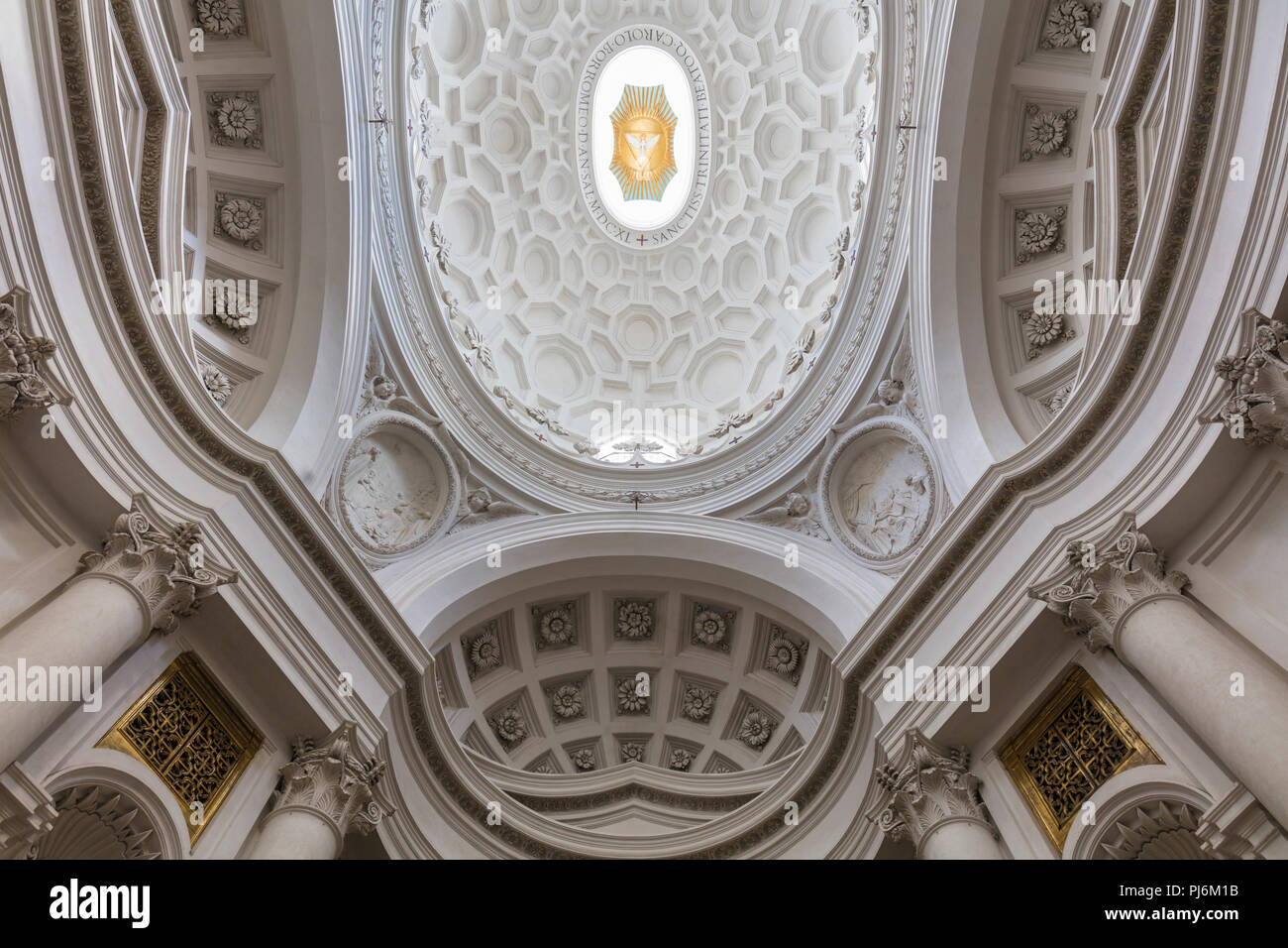 Church of Saint Charles at the Four Fountains (1638), San Carlo alle ...