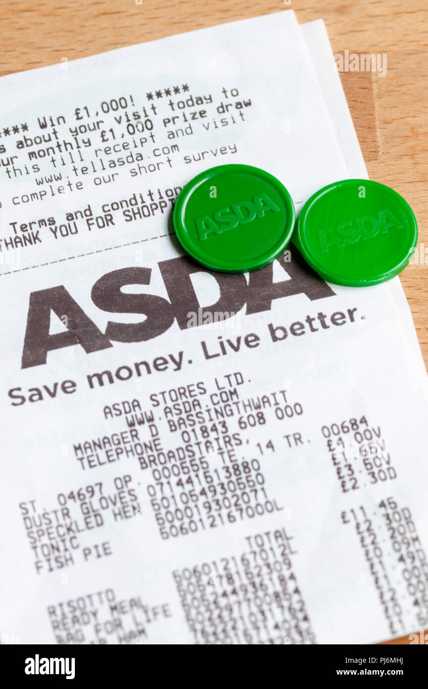 Asda Foundation green tokens, which customer's earn on each shop and ...