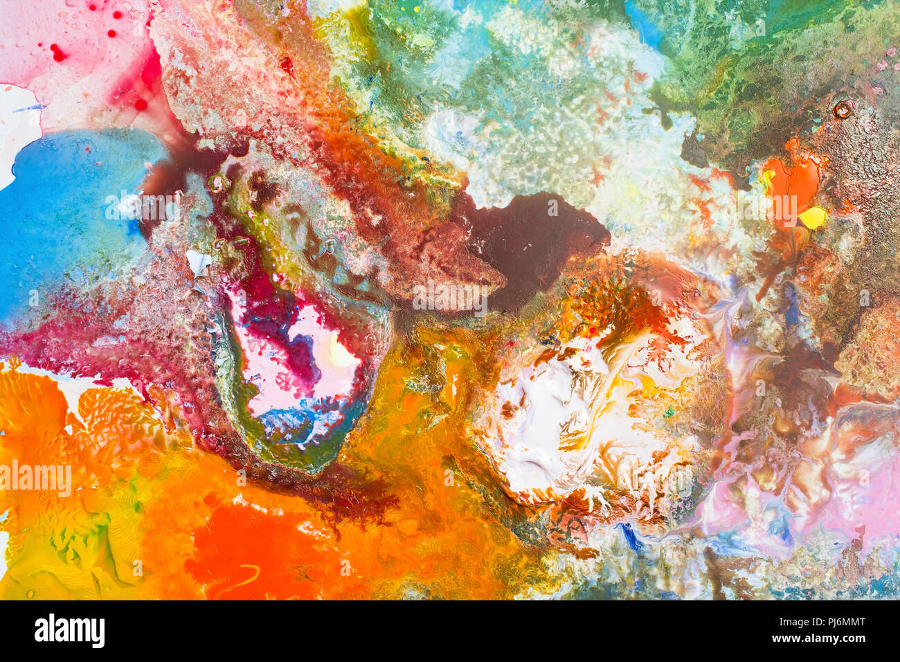 Detail of the Painting as a Background Stock Photo - Alamy