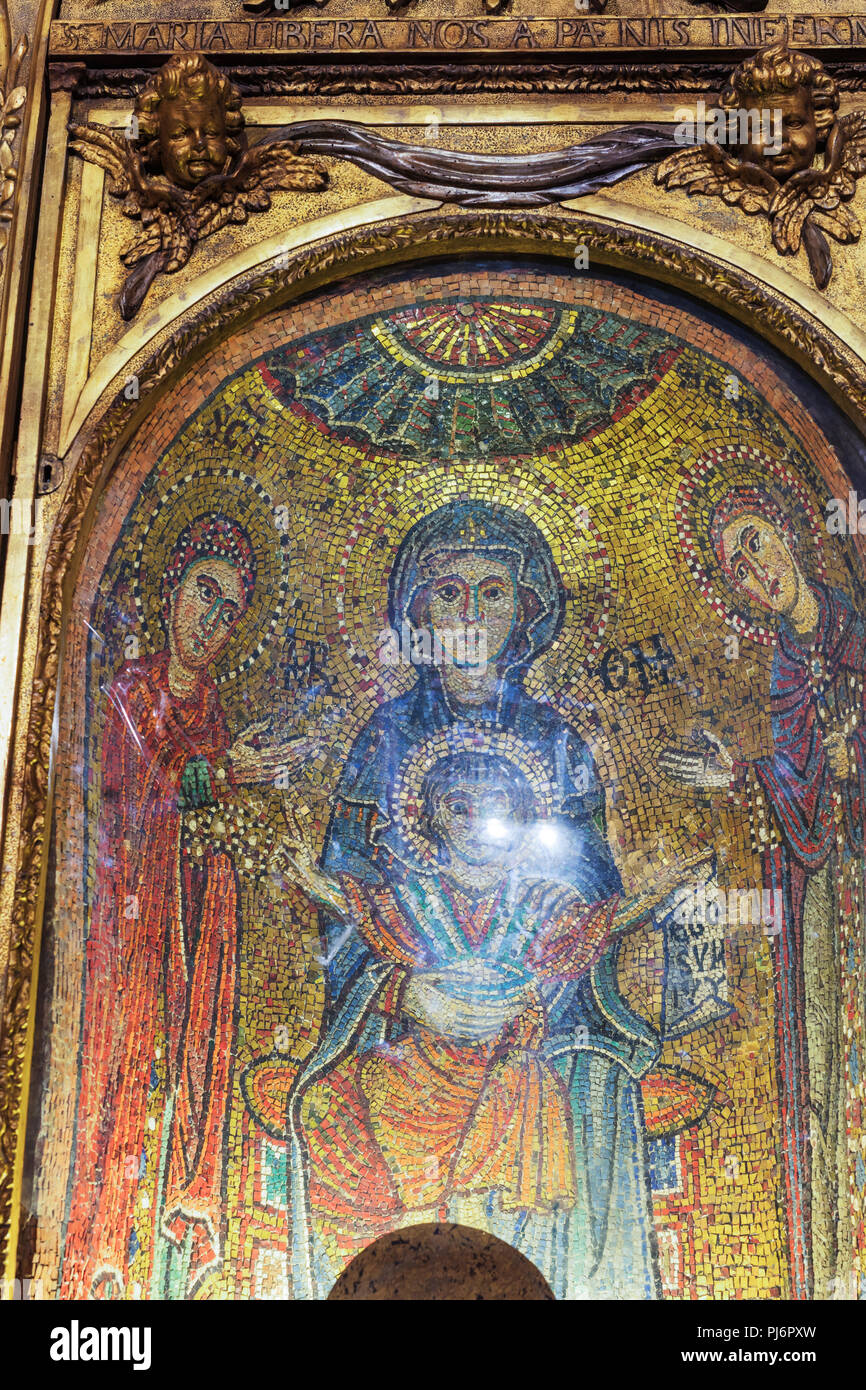 Mosaics (9th century), Basilica of Saint Praxedes, Basilica di Santa ...