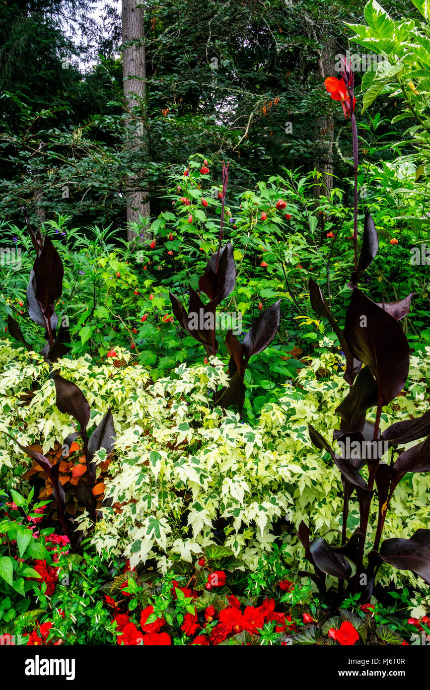 Victoria British Columbia Canada Butchart Gardens Stock Photo - Alamy