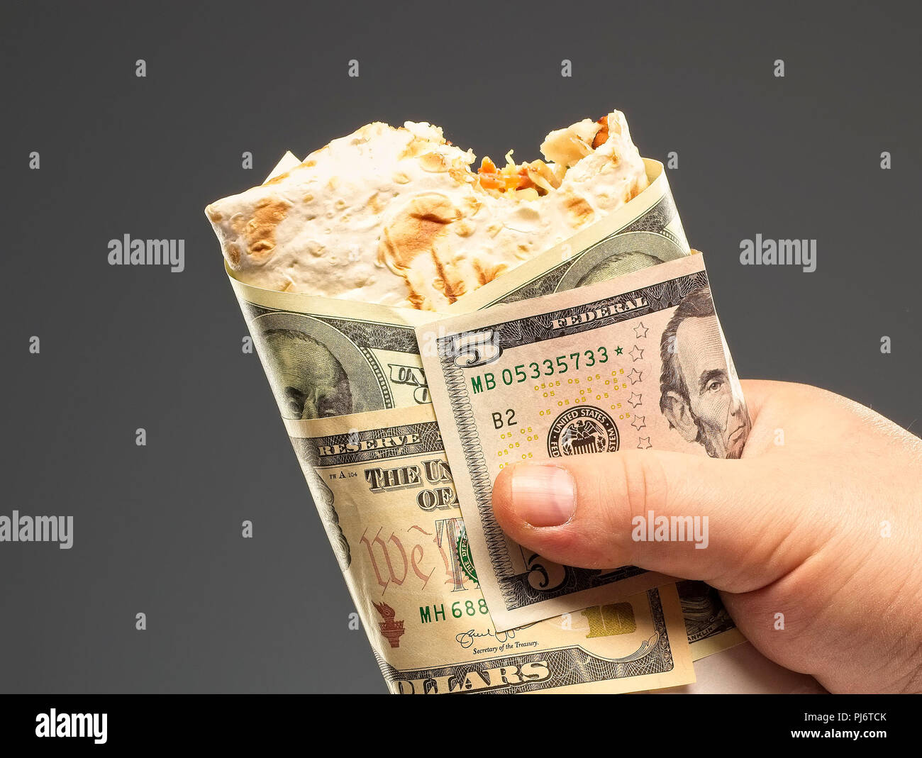Shawarma hand hi-res stock photography and images - Alamy
