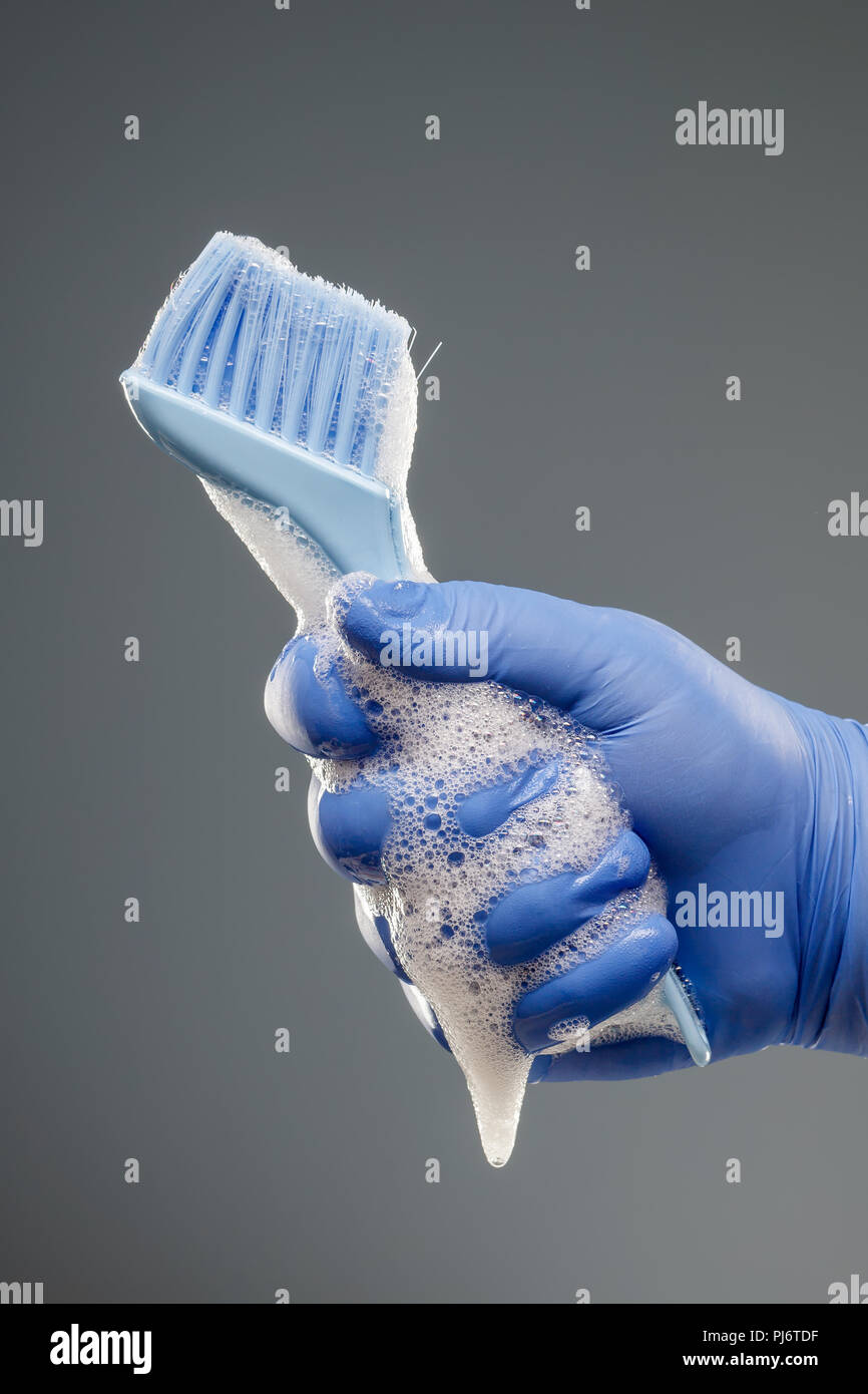Cleaning hand hi-res stock photography and images - Alamy