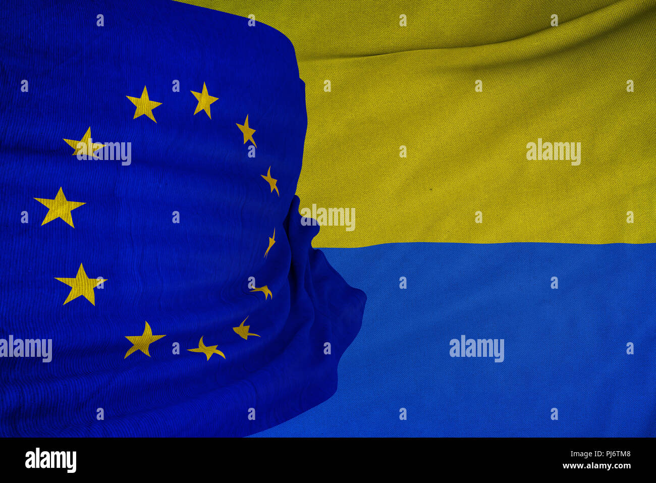 3d flag netherlands ukraine hi-res stock photography and images - Alamy