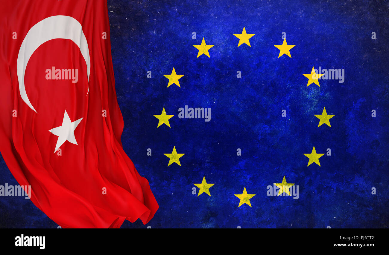 Turkey european union flag hi-res stock photography and images - Alamy