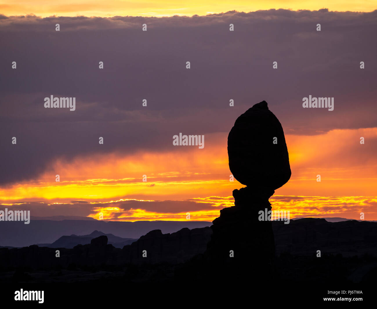 Moab desert sunset hi-res stock photography and images - Alamy
