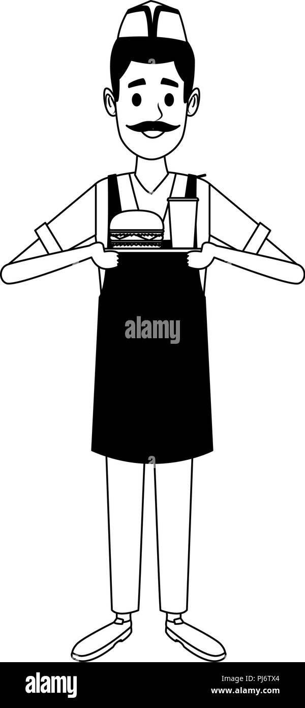 Delicious burger soda in Stock Vector Images - Alamy