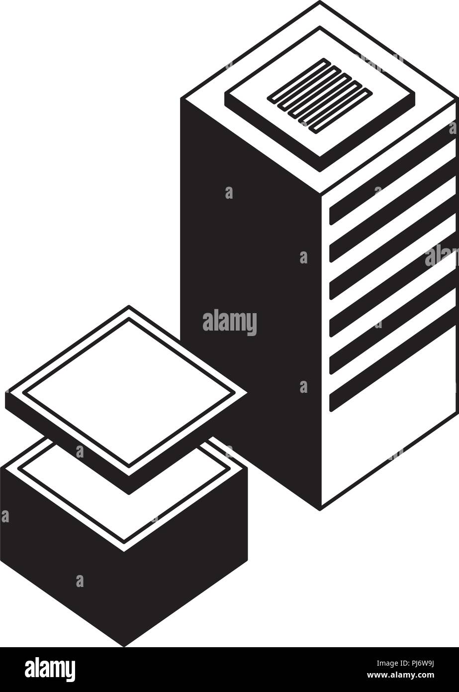 Database Server Center Storage Data Network Vector Illustration Stock Vector Image And Art Alamy