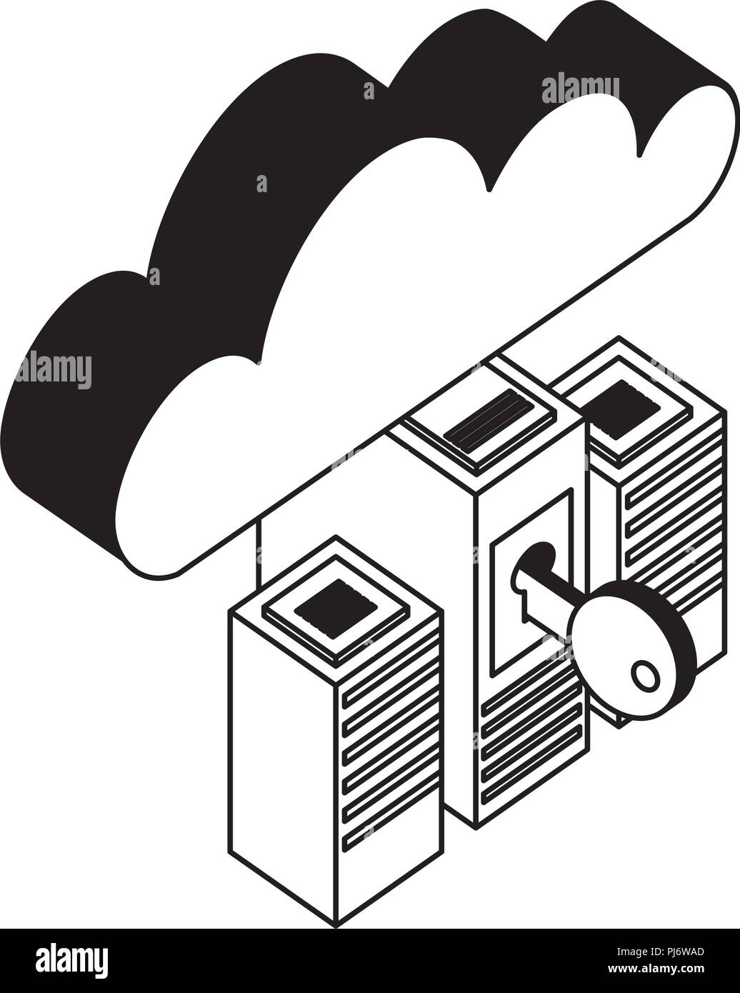 cyber security database server cloud computing network vector ... cyber security database server cloud computing network vector ...