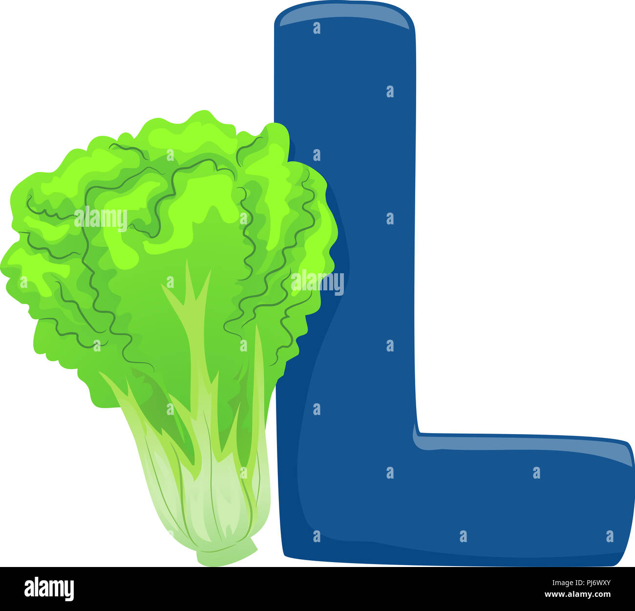 Vegetable Clip Art Alphabet