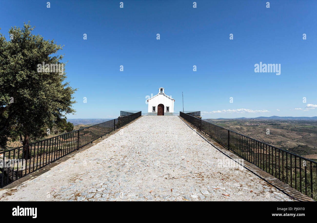 View of the nineteenth century Chapel of St Gabriel with a gable ...