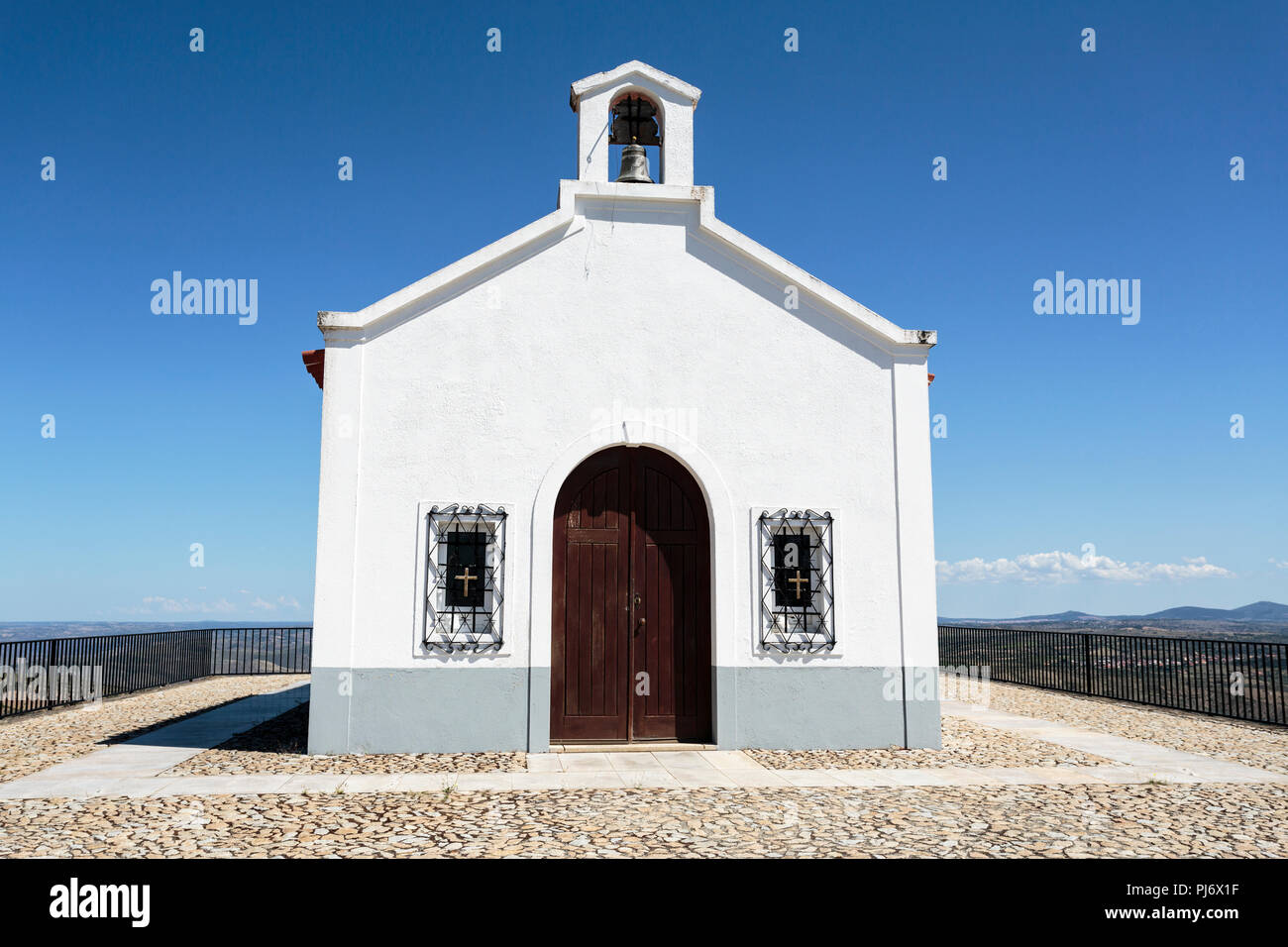 View of the nineteenth century Chapel of St Gabriel with a gable ...