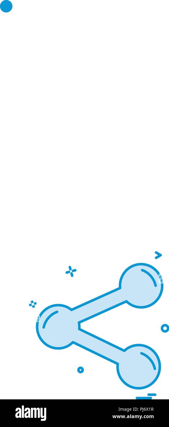 Share icon design vector Stock Vector Image & Art - Alamy
