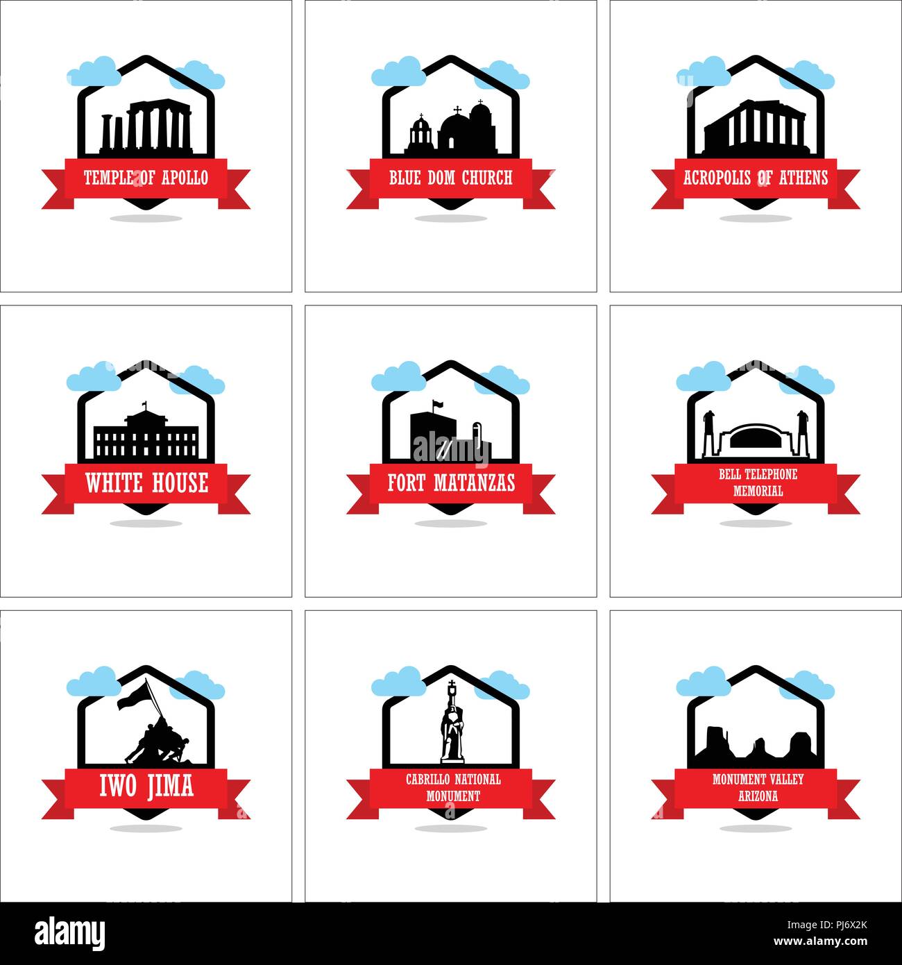 Worlds most famous Stock Vector Images - Alamy