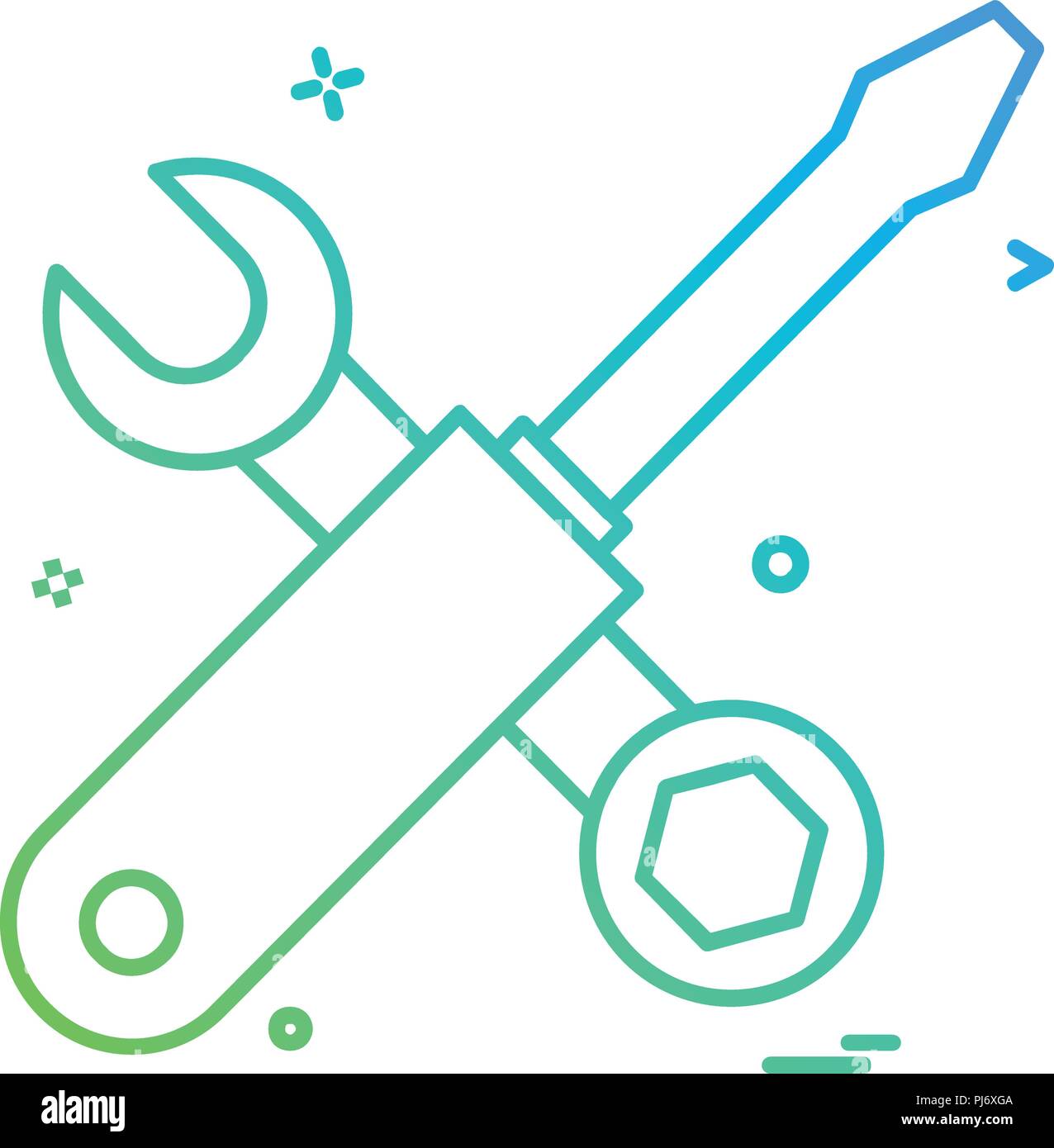 Hardware tool icon design vector Stock Vector Image & Art - Alamy