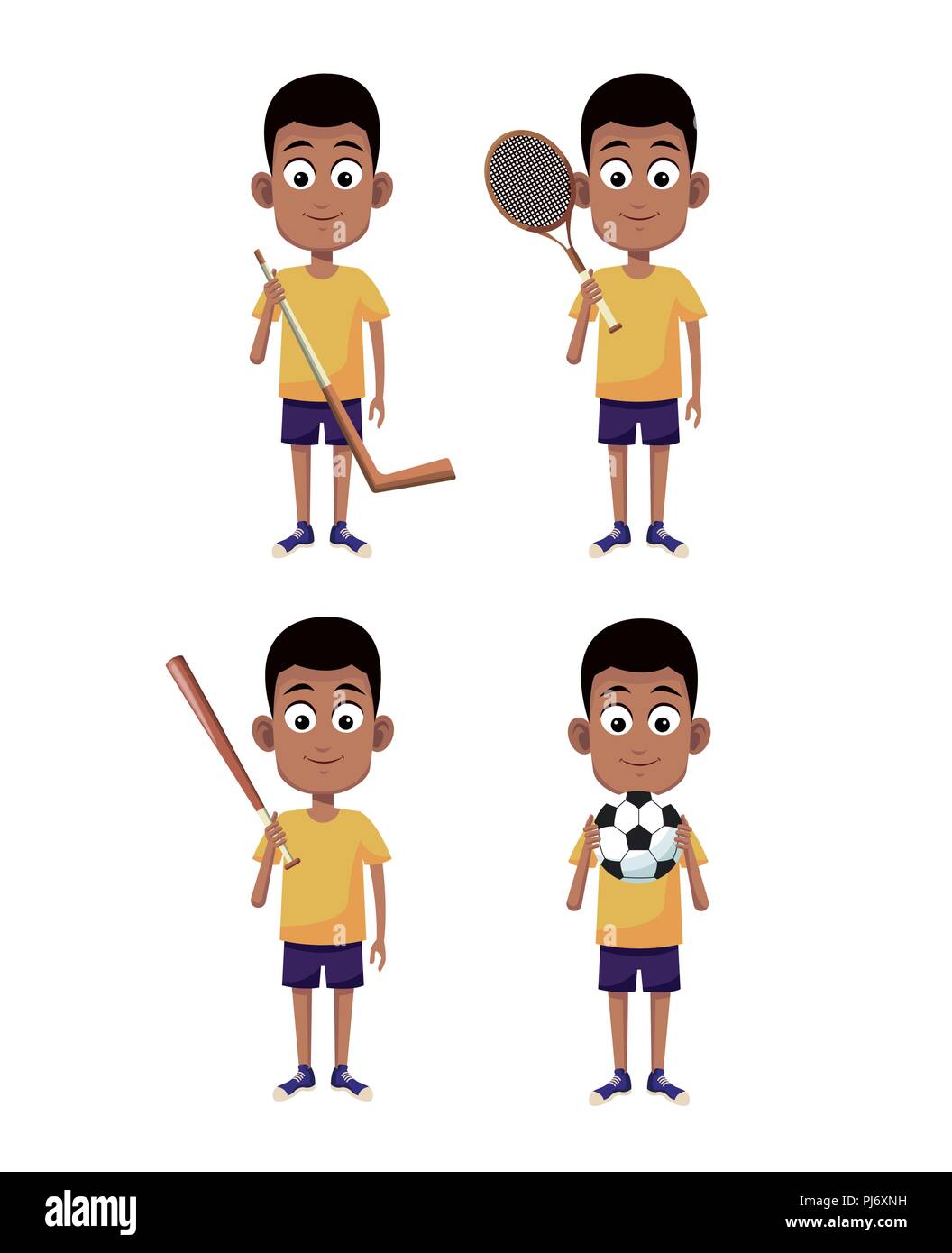 Boys and sports Stock Vector Image & Art - Alamy