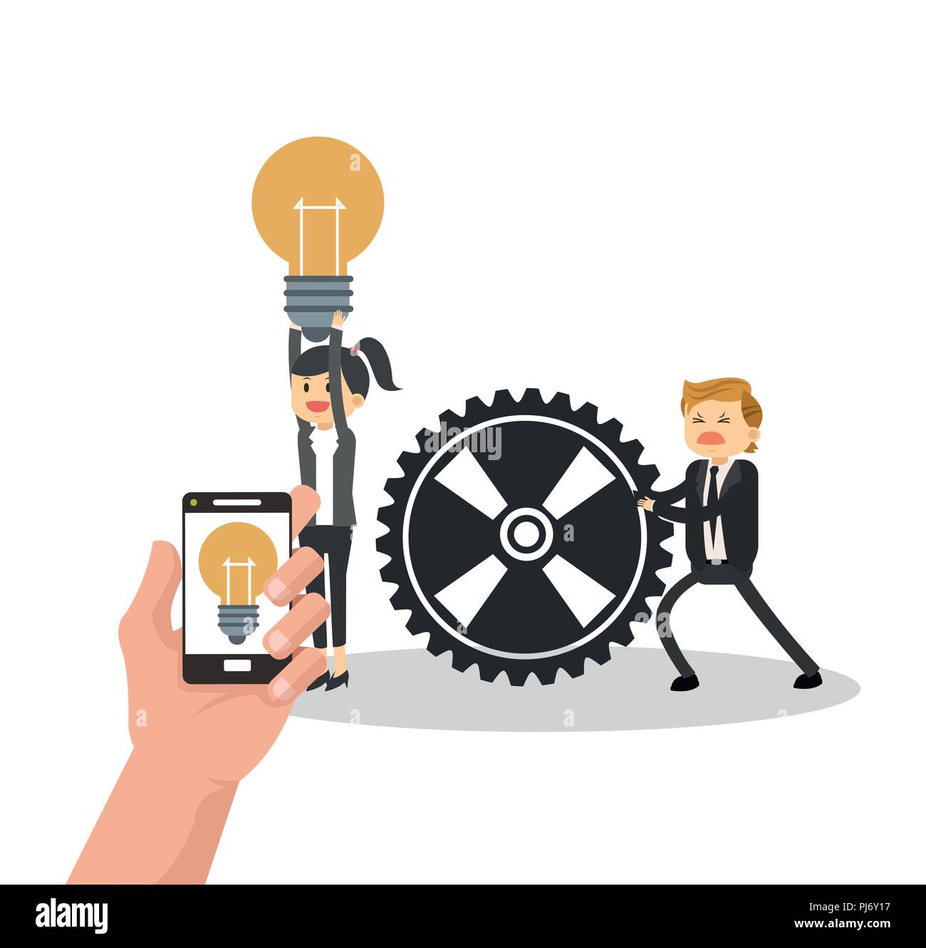 Business and technology Stock Vector Image & Art - Alamy
