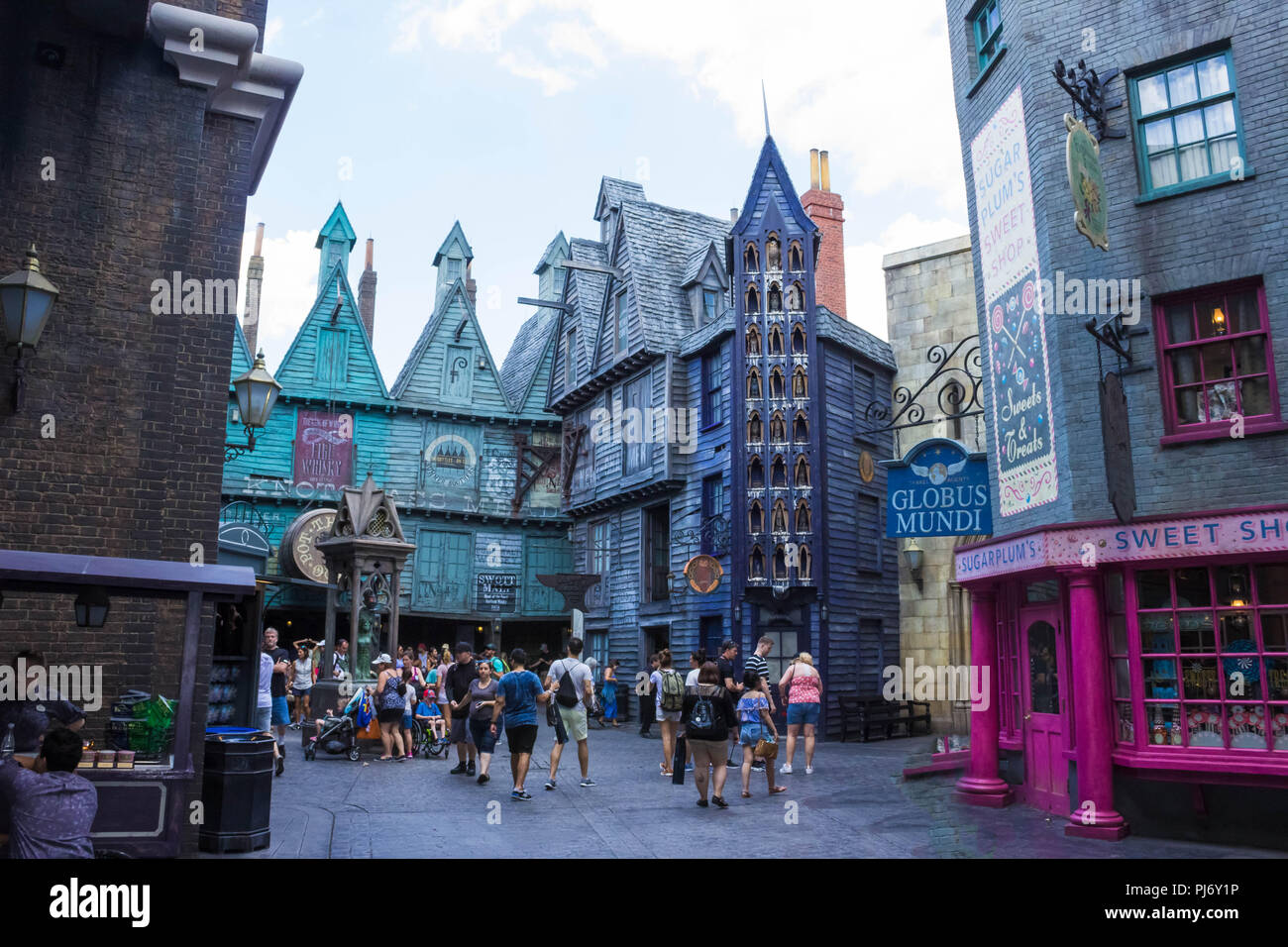 ORLANDO, USA - JANUARY 05, 2017: The Wizarding World of Harry Potter at ...