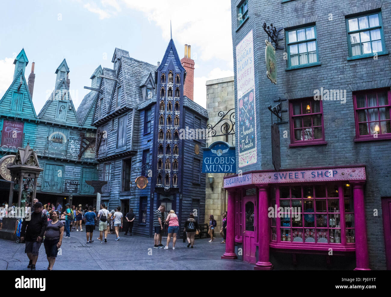 ORLANDO, USA - JANUARY 05, 2017: The Wizarding World of Harry Potter at ...