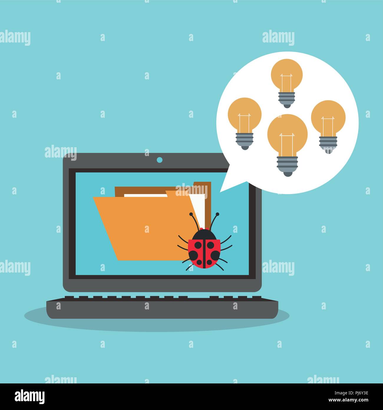 Technology and virus Stock Vector Image & Art - Alamy