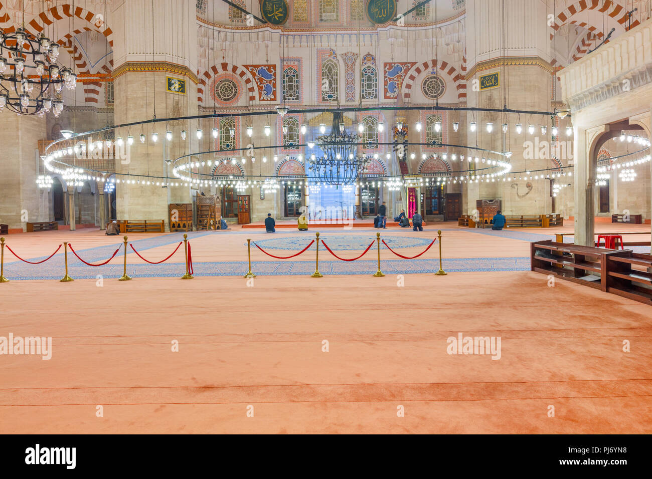 Interior of sehzade mosque hi-res stock photography and images - Alamy