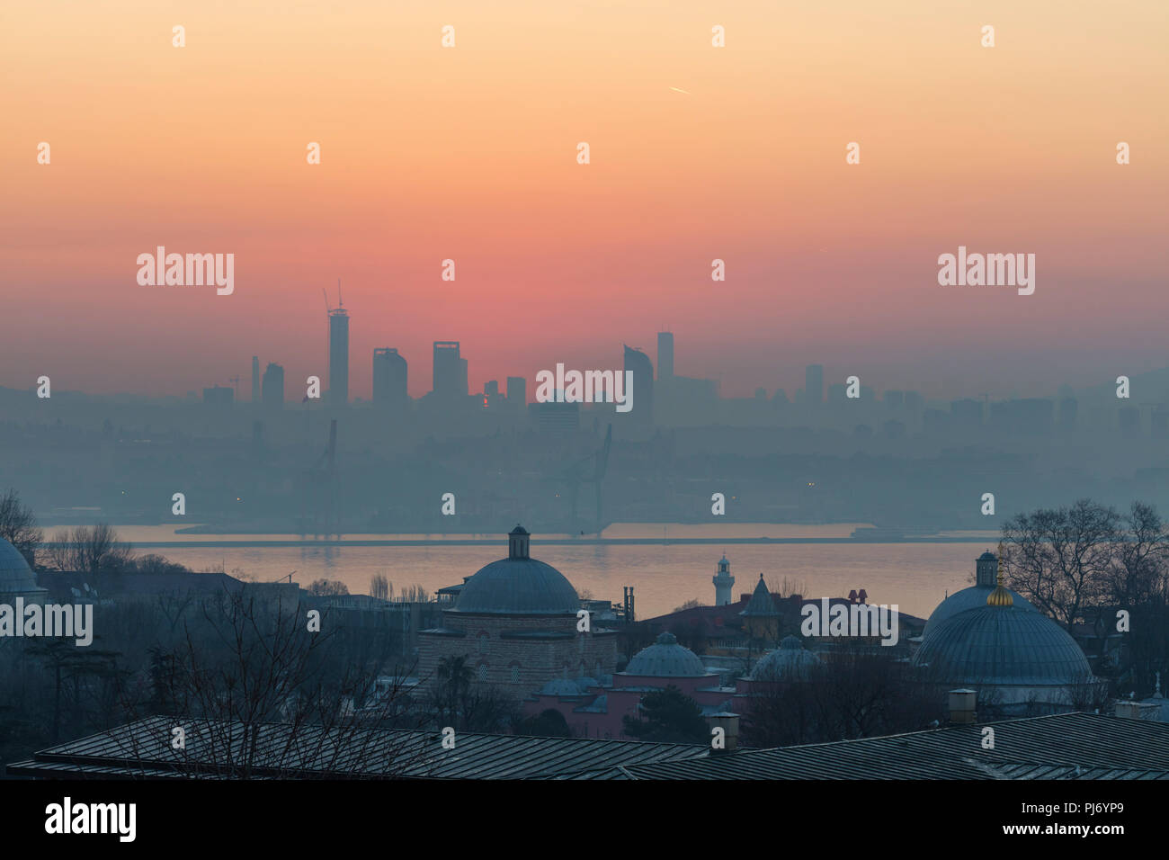 Sunrise cityscape, Istanbul, Turkey Stock Photo - Alamy