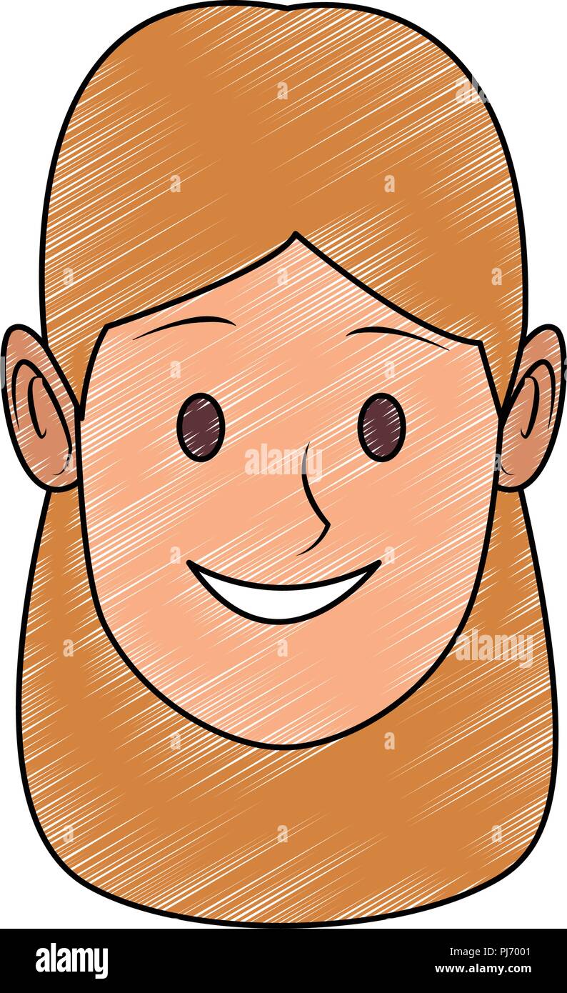 Beautiful woman face scribble Stock Vector Image & Art - Alamy