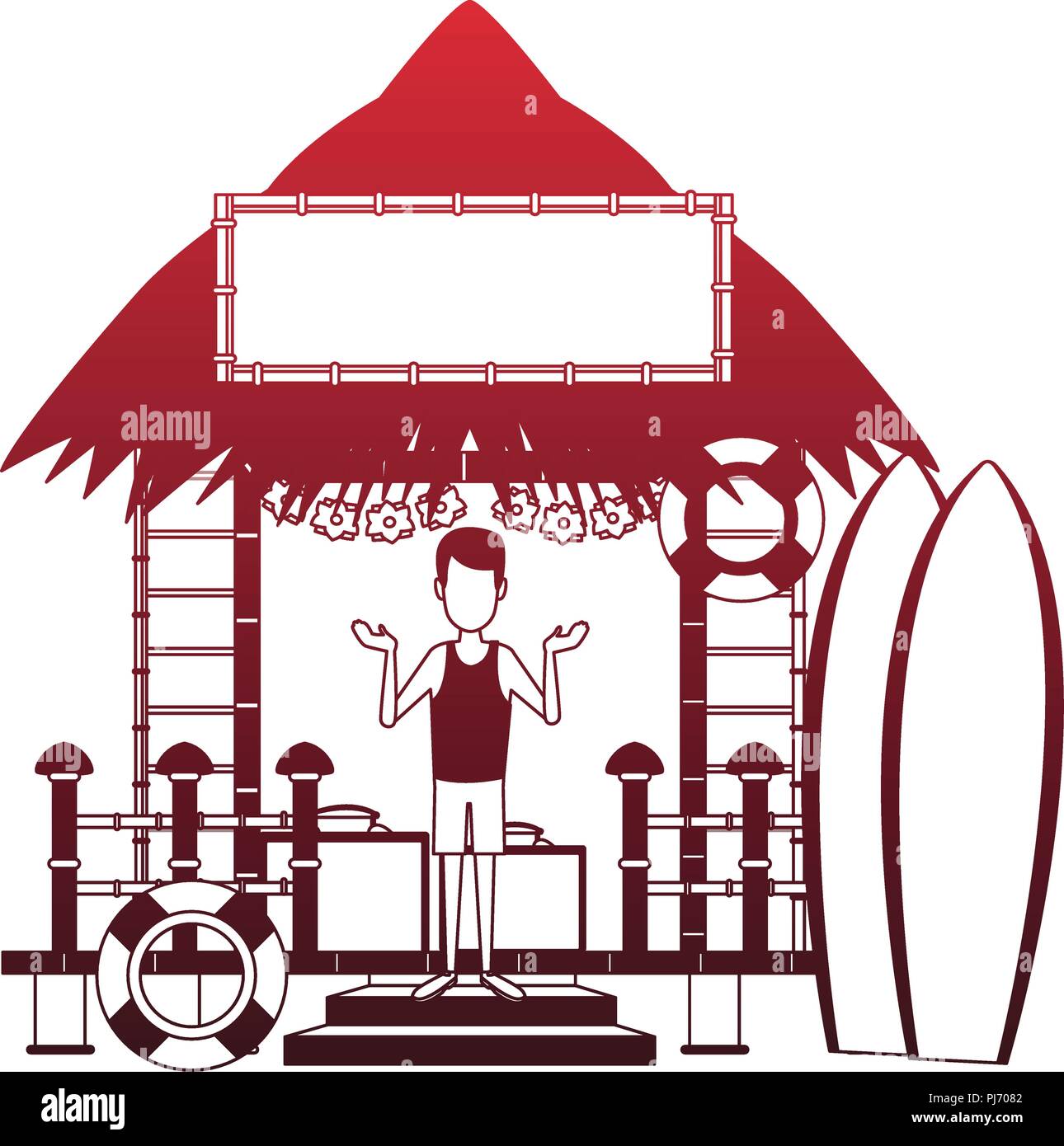 Stand tables Stock Vector Images - Alamy