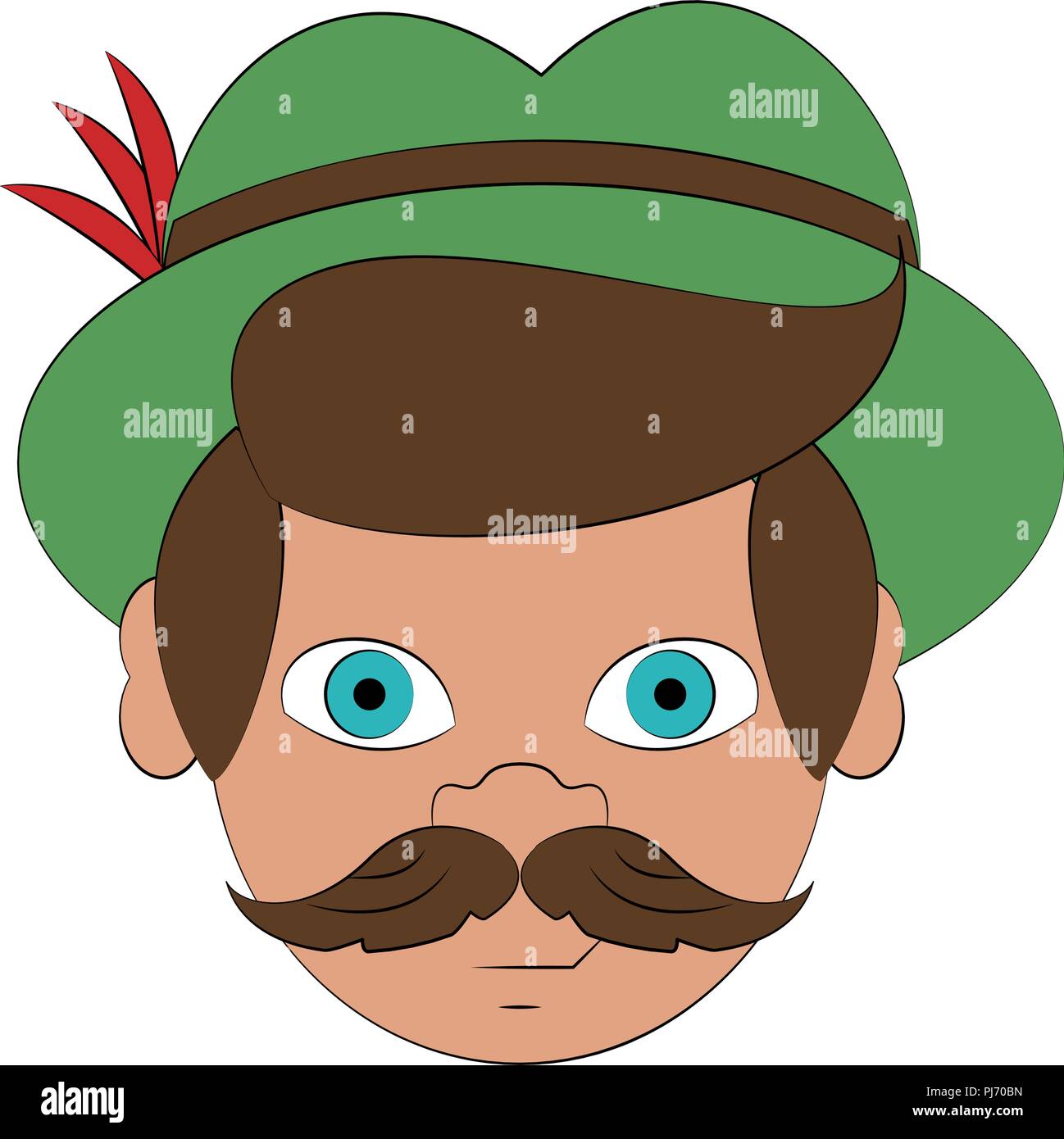 Bavarian man cartoon Stock Vector Image & Art - Alamy