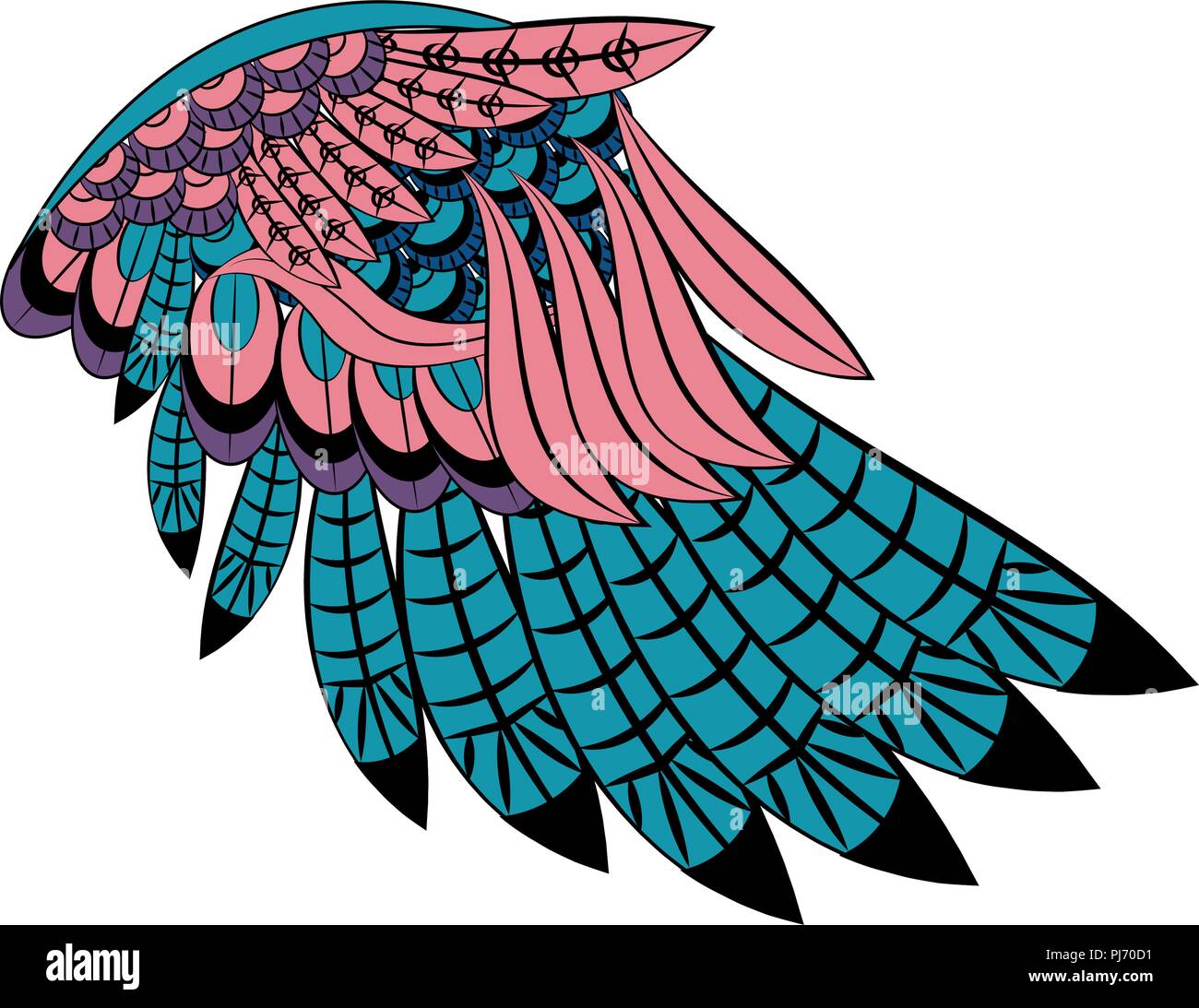 Bird wings isolated Stock Vector Image & Art - Alamy
