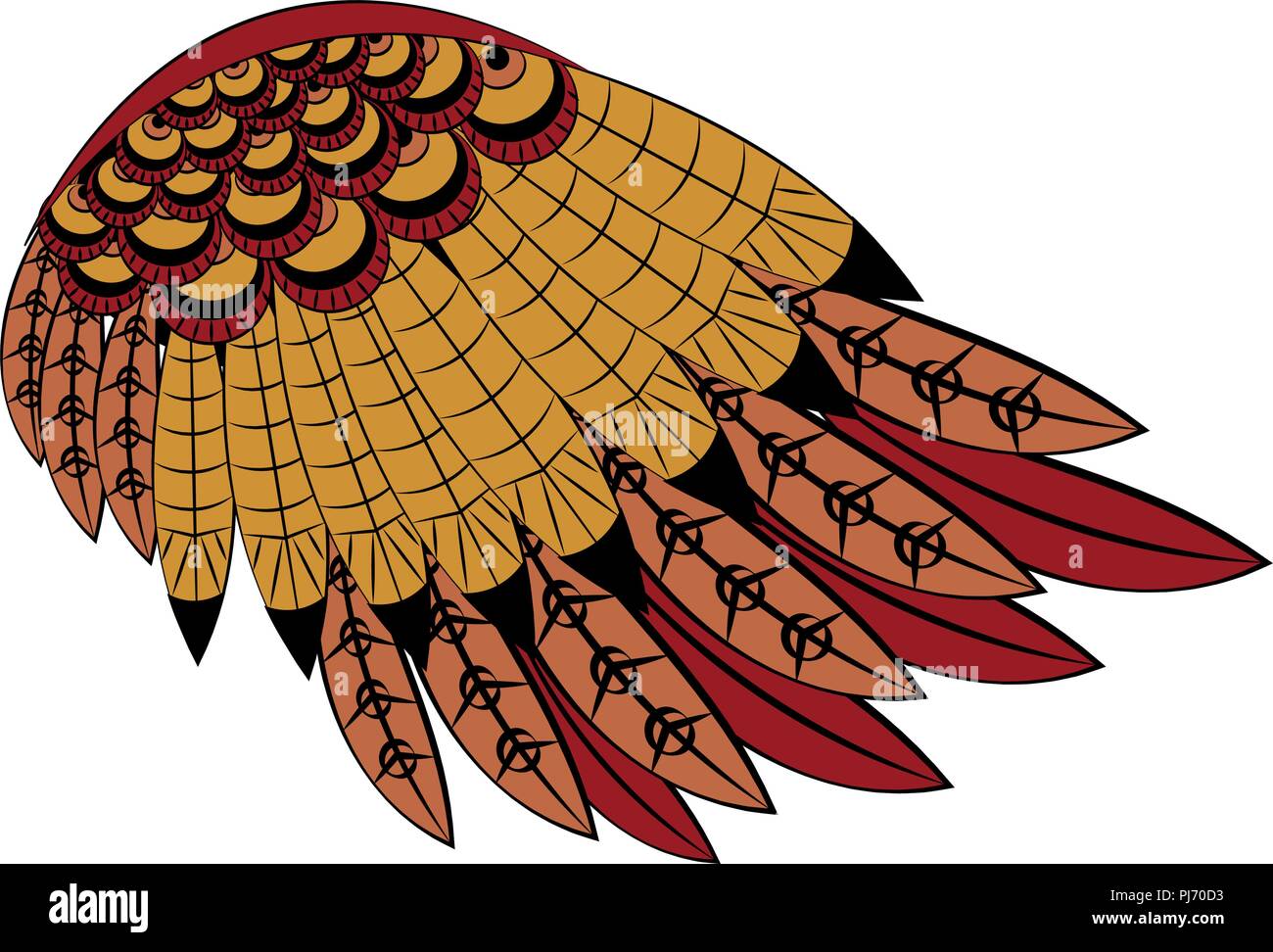 Bird wings isolated Stock Vector Image & Art - Alamy