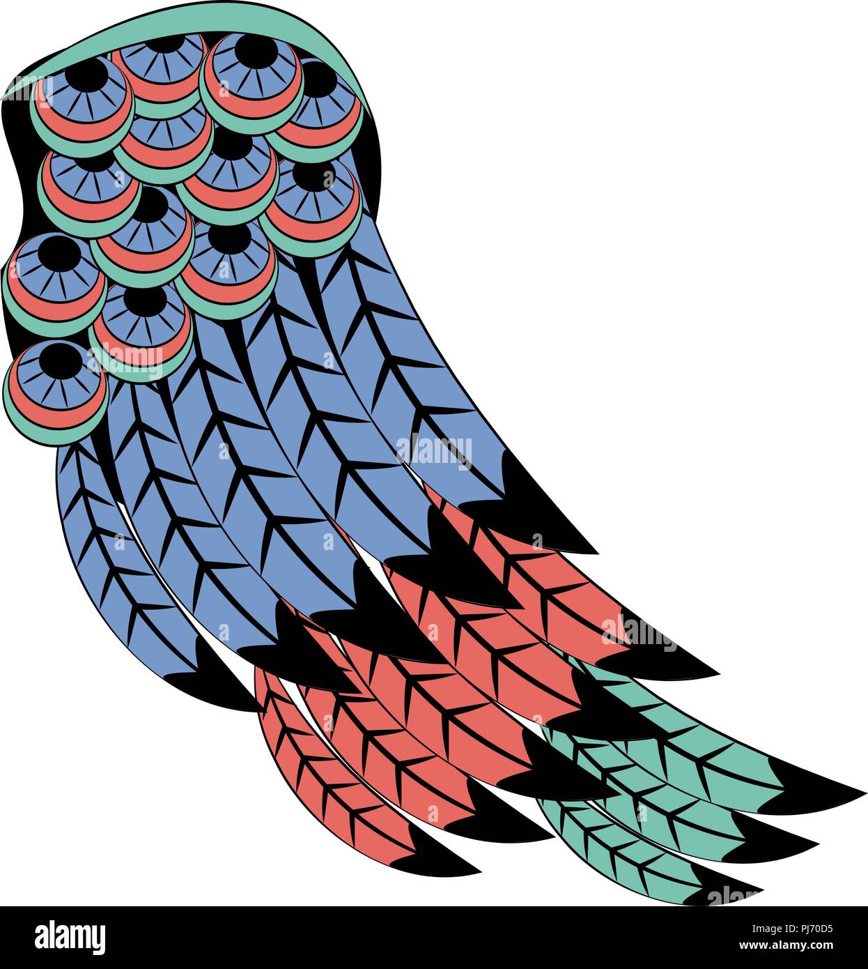 Bird wings isolated Stock Vector Image & Art - Alamy