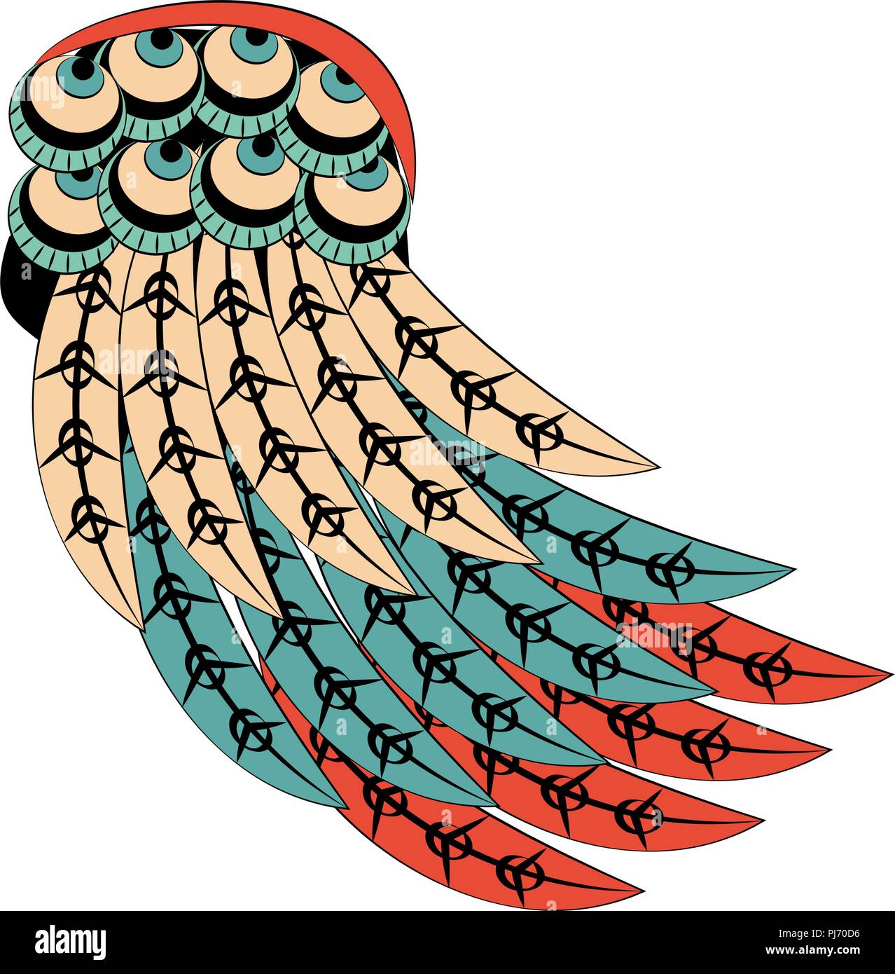 Bird wings isolated Stock Vector Image & Art - Alamy