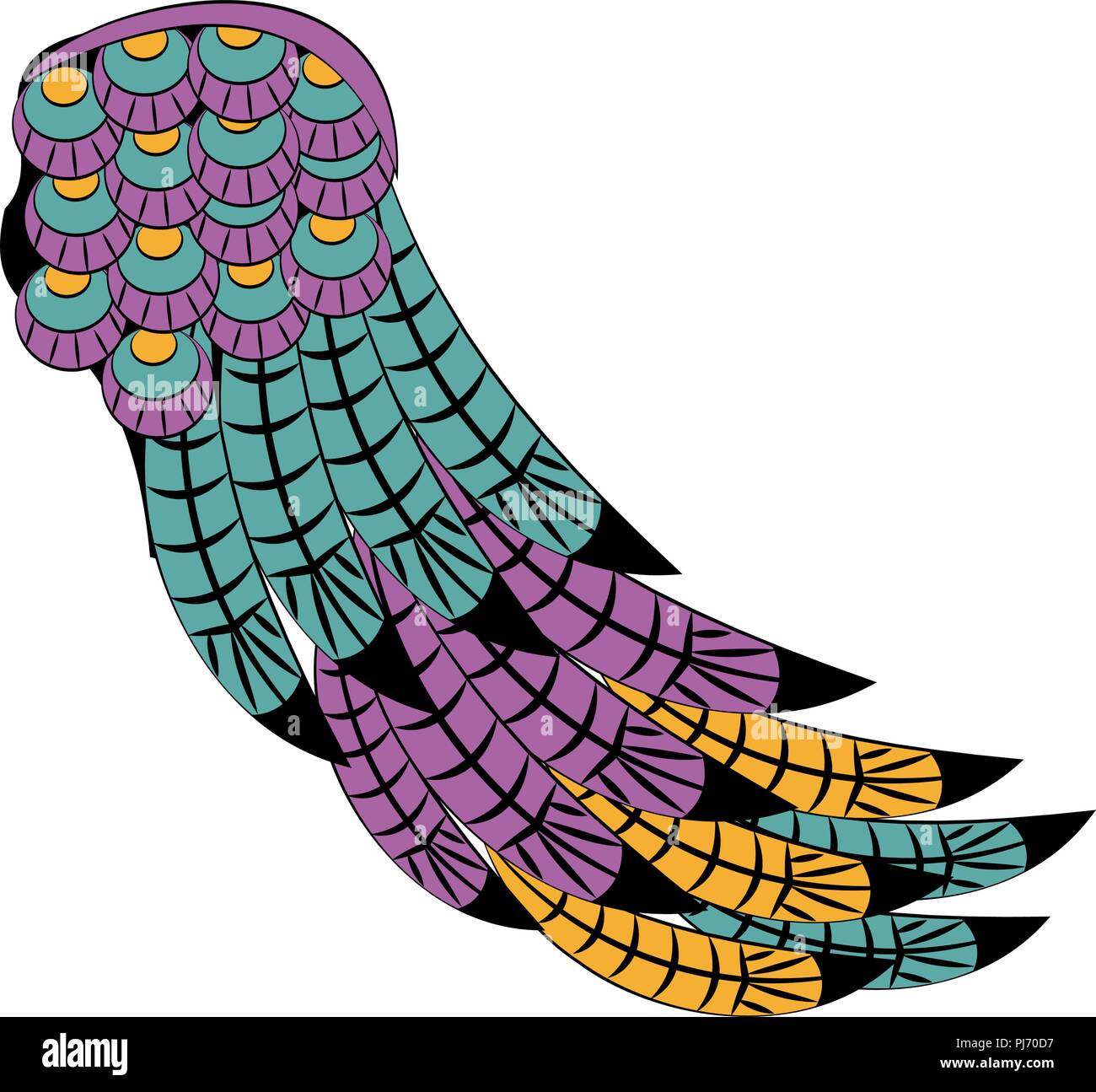 Bird wings isolated Stock Vector Image & Art - Alamy