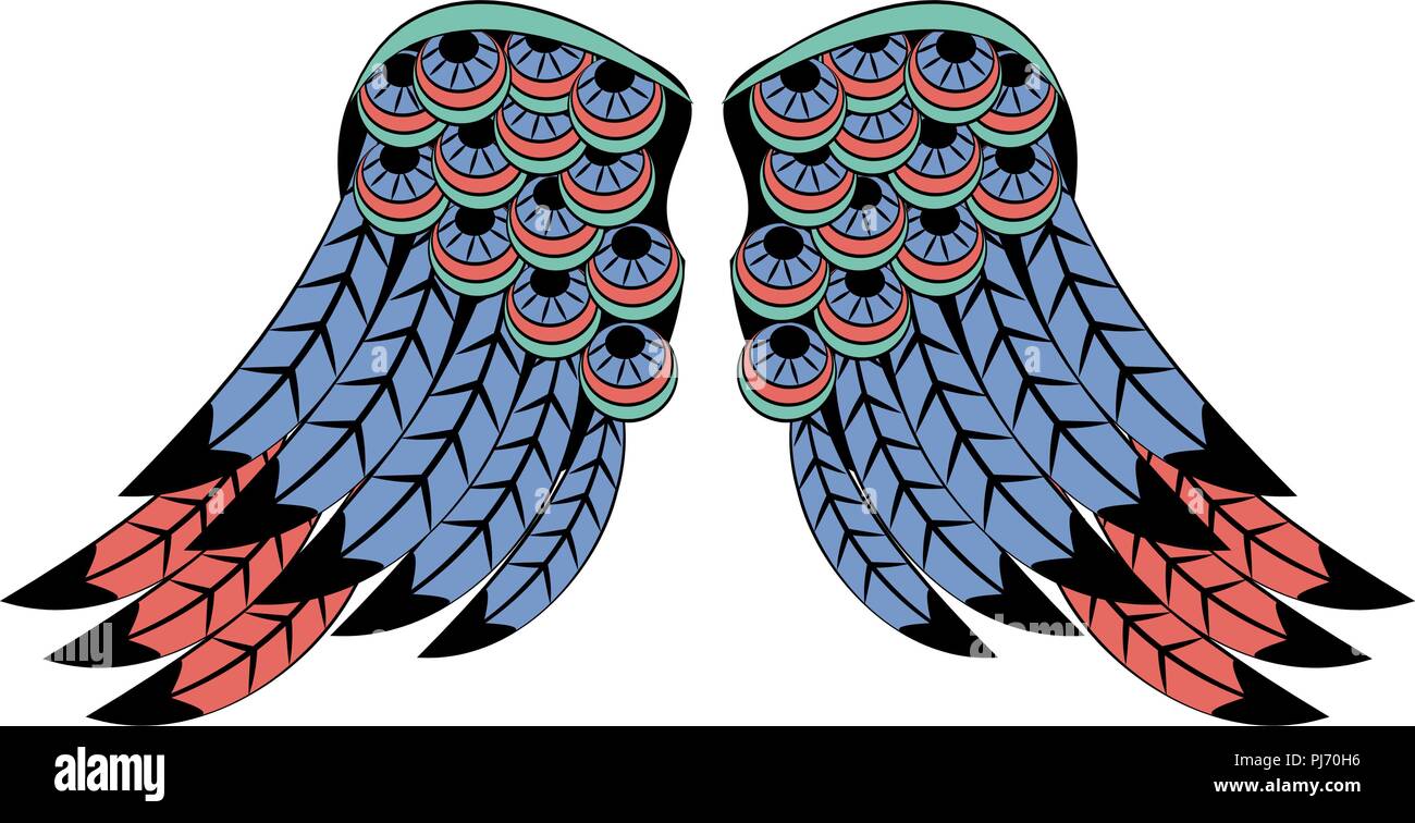 Bird wings isolated Stock Vector Image & Art - Alamy