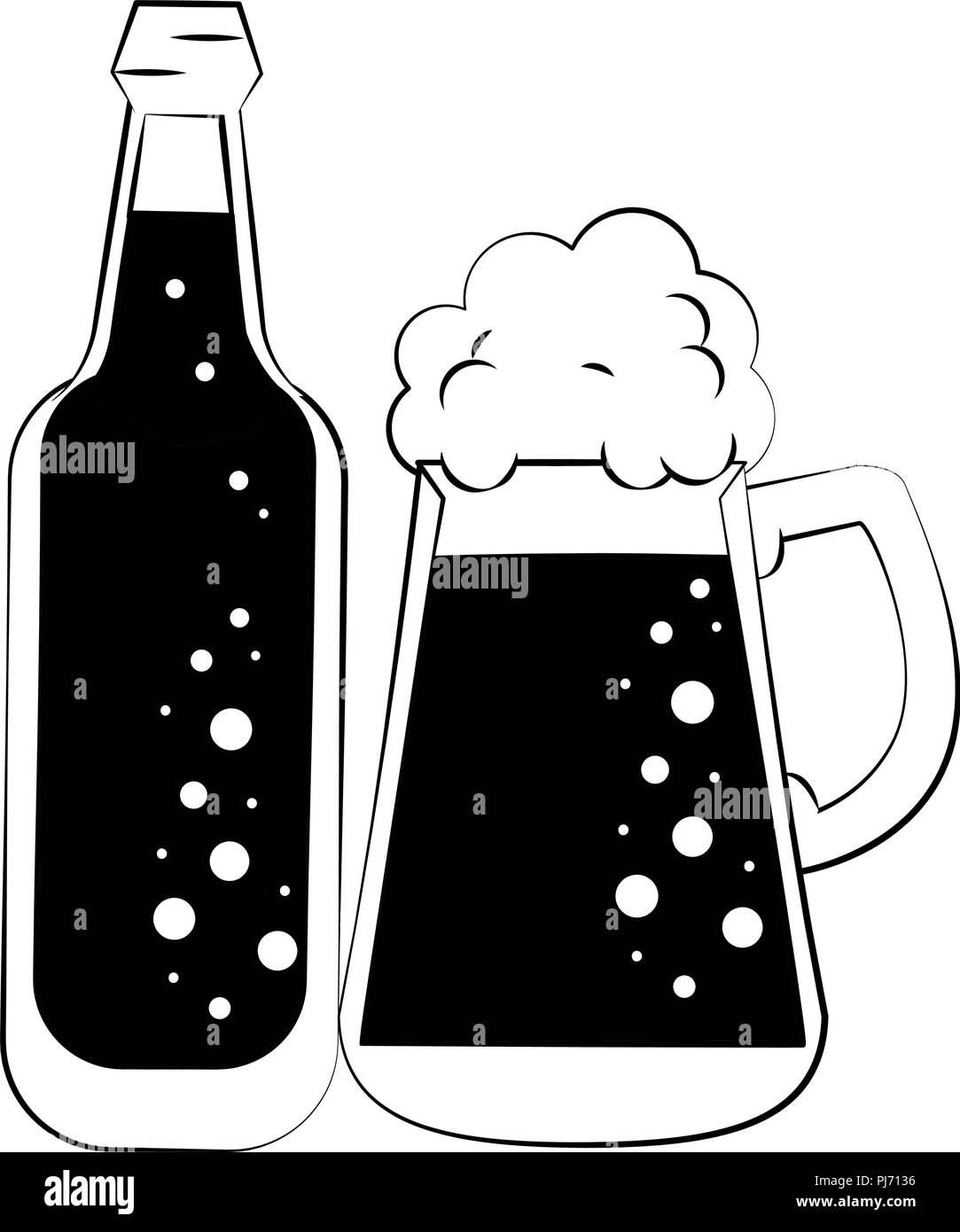 Close up white cup in Stock Vector Images - Alamy