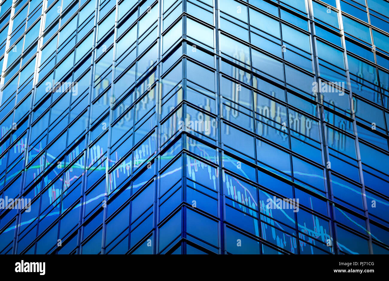 Hong Kong commercial buildings with graph index of stock Market Stock ...