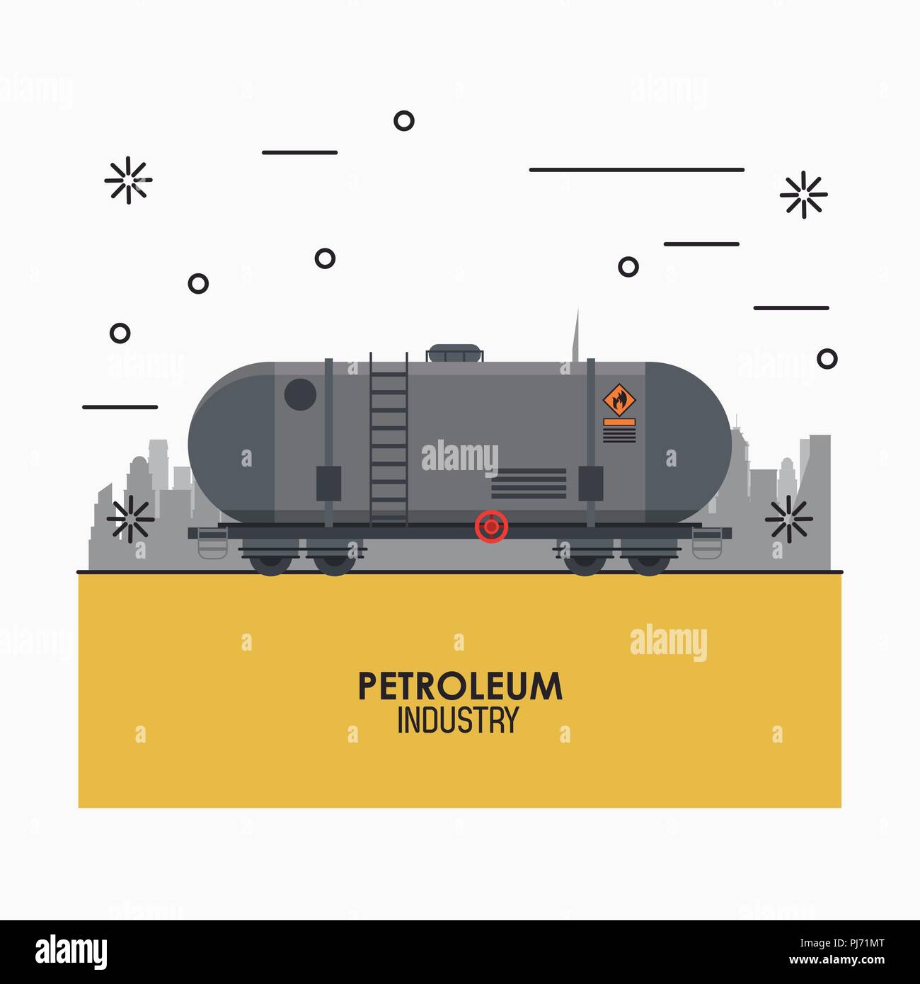 Petroleum industry scenery Stock Vector Image & Art - Alamy