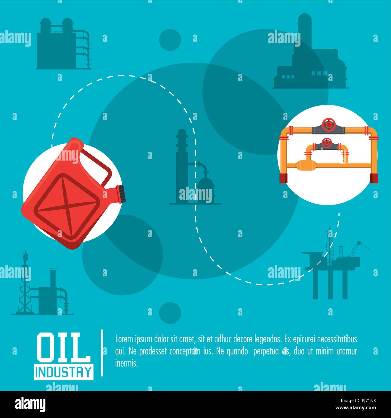 Oil industry poster Stock Vector Image & Art - Alamy