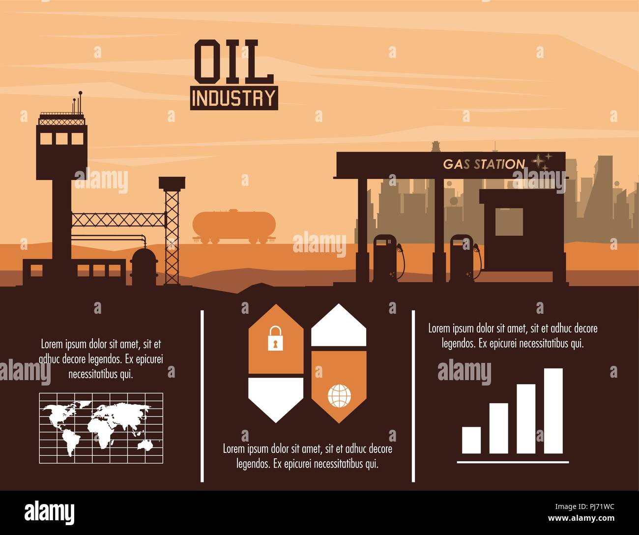 Oil industry infographic Stock Vector Image & Art - Alamy