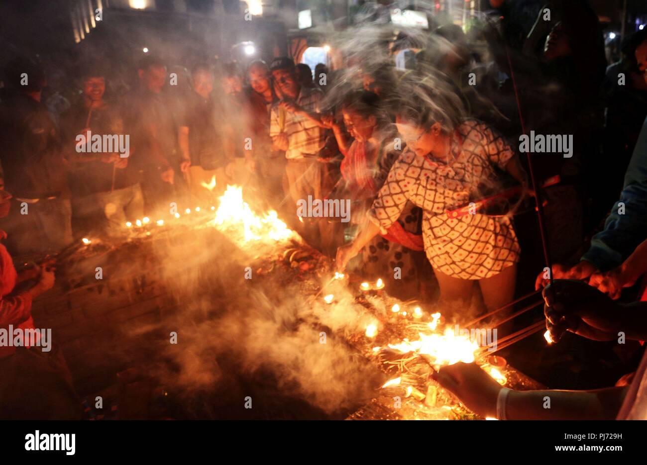 Nepal kathmandu bhimsen god business hi-res stock photography and ...