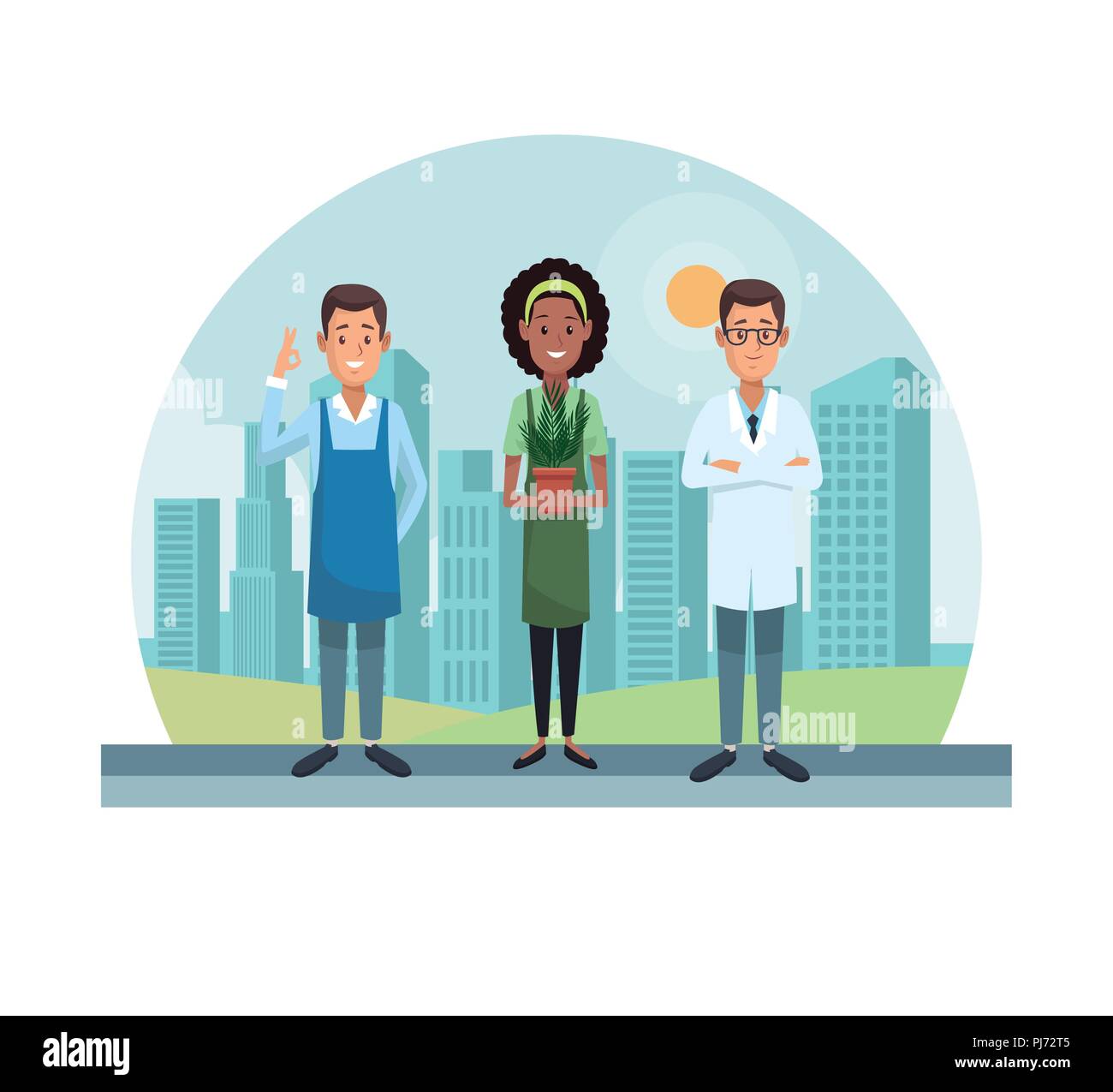 Job search cartoons hi-res stock photography and images - Alamy