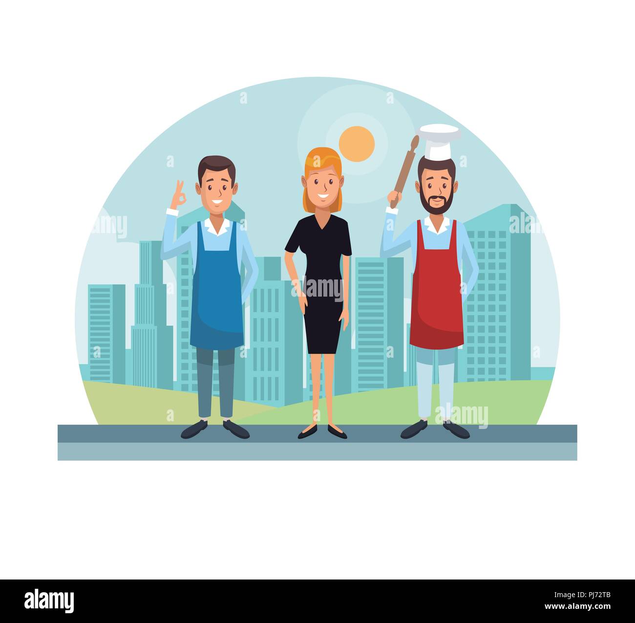 Job search cartoons Stock Vector Images - Alamy