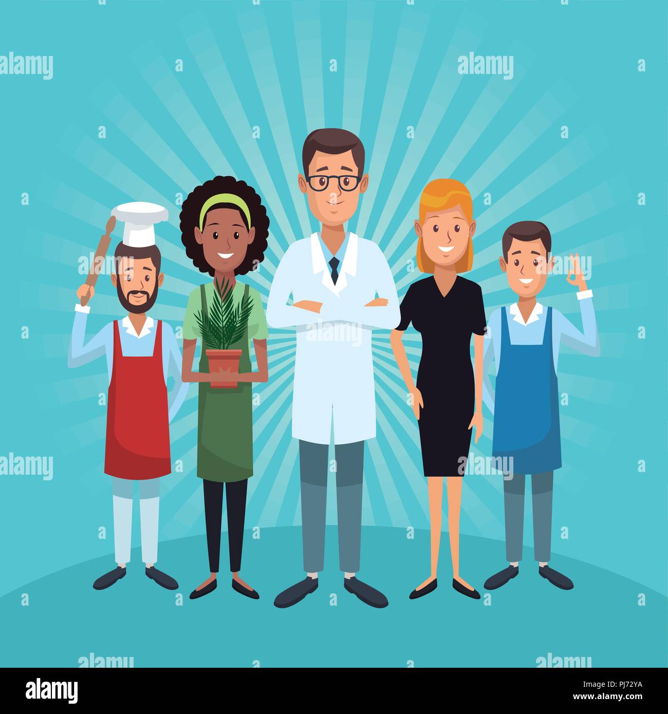 Job search cartoons hi-res stock photography and images - Alamy