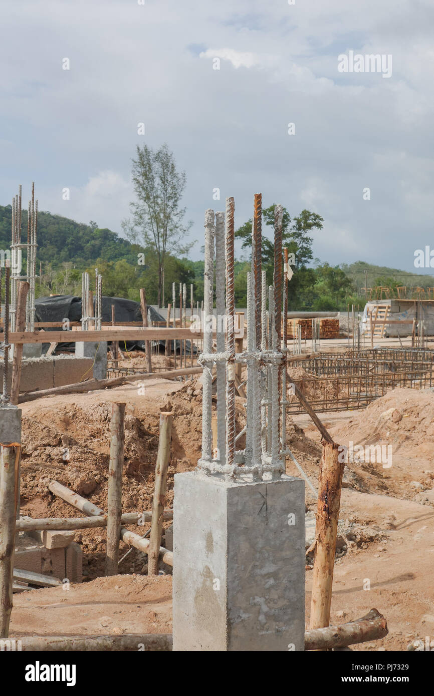 Construction work progress Stock Photo - Alamy