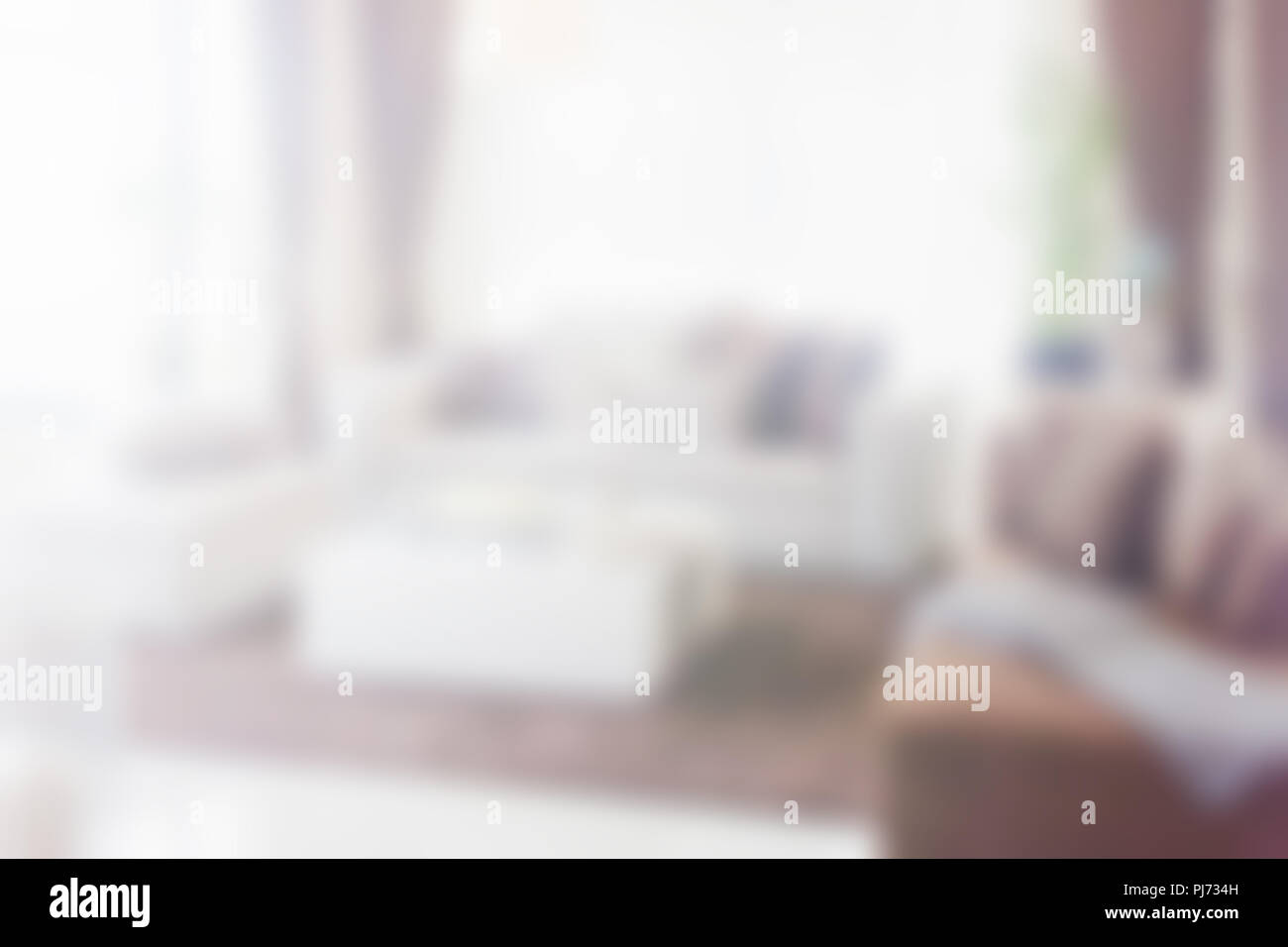 Modern living room blurred image Stock Photo - Alamy