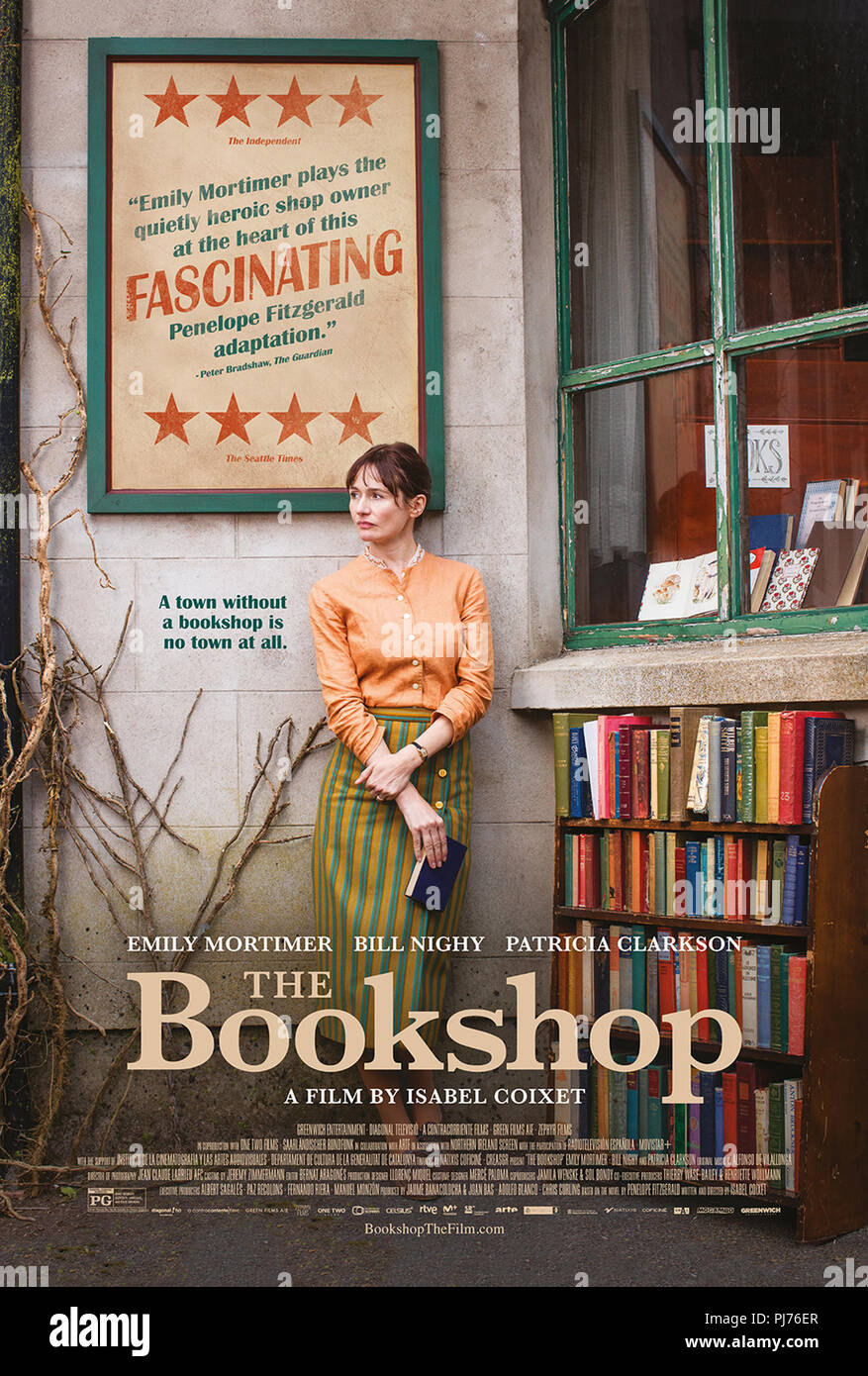 THE BOOKSHOP, US poster, Emily Mortimer, 2017. © Greenwich ...