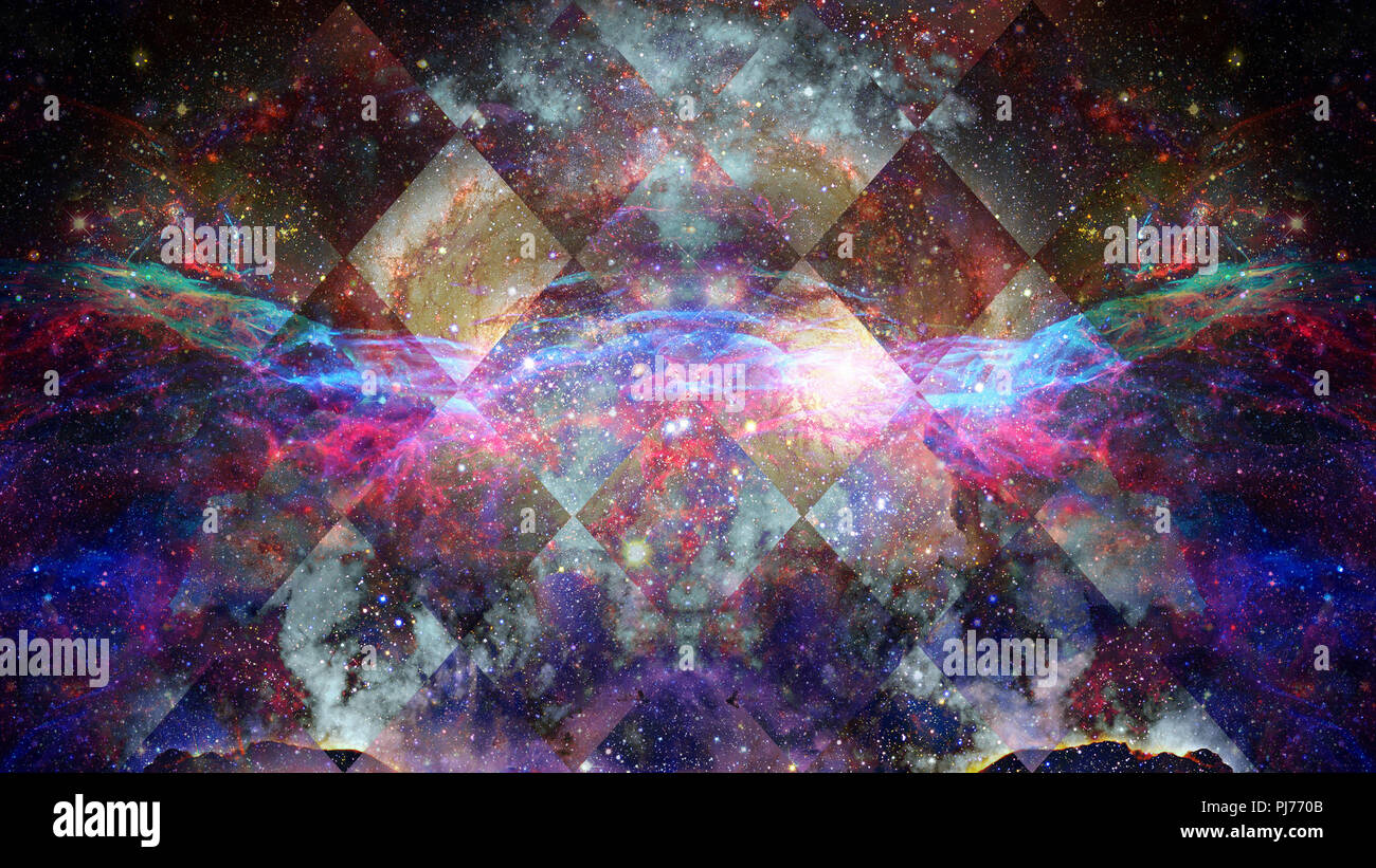 Space and geometry design. Minimal art concept. Abstract background ...