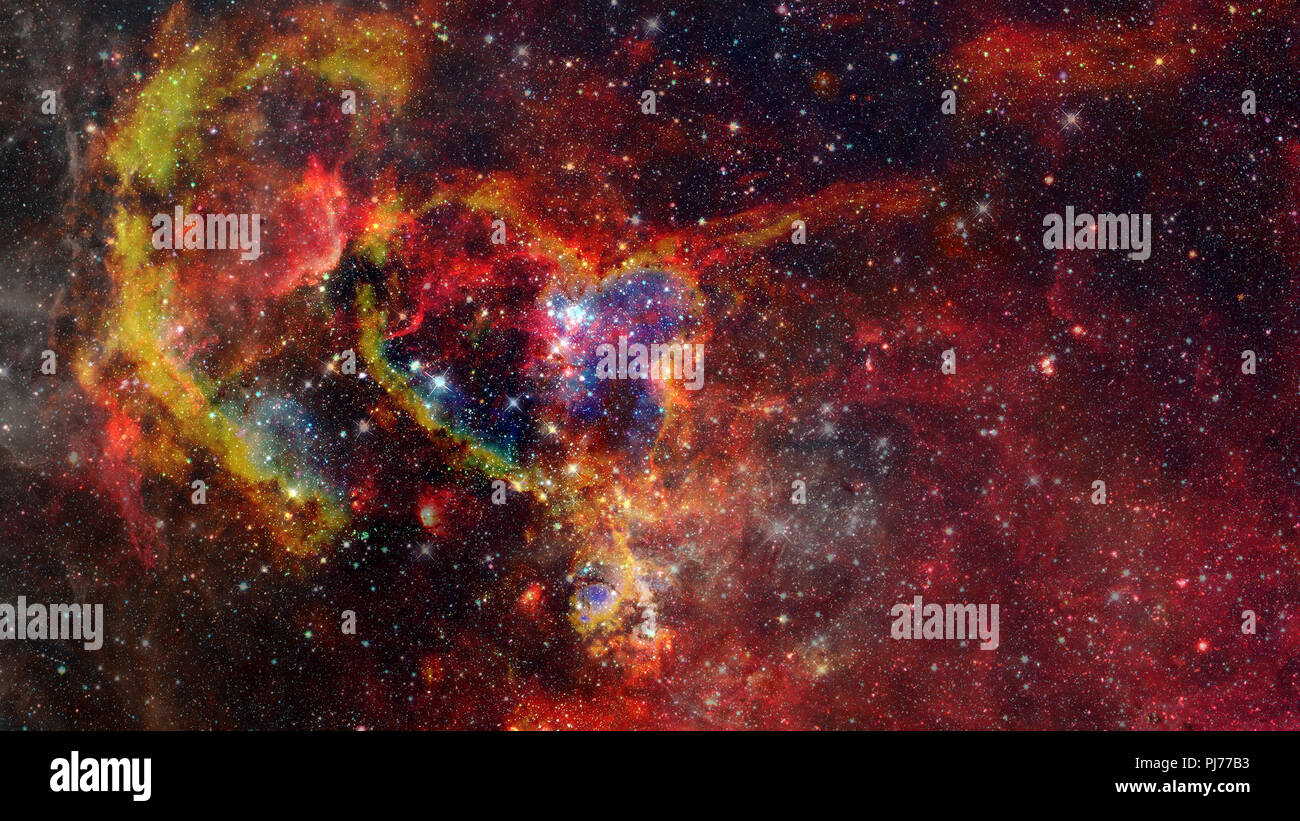 Starry outer space. Elements of this image furnished by NASA Stock ...